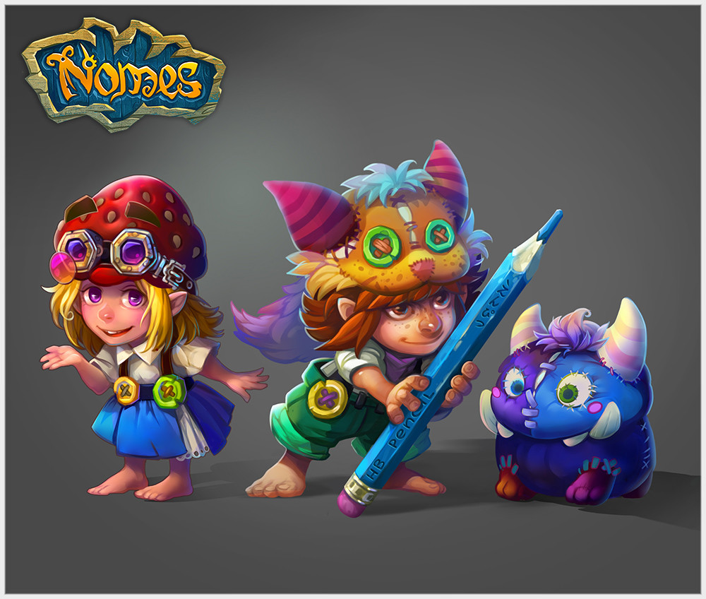ArtStation - Nomes - game characters