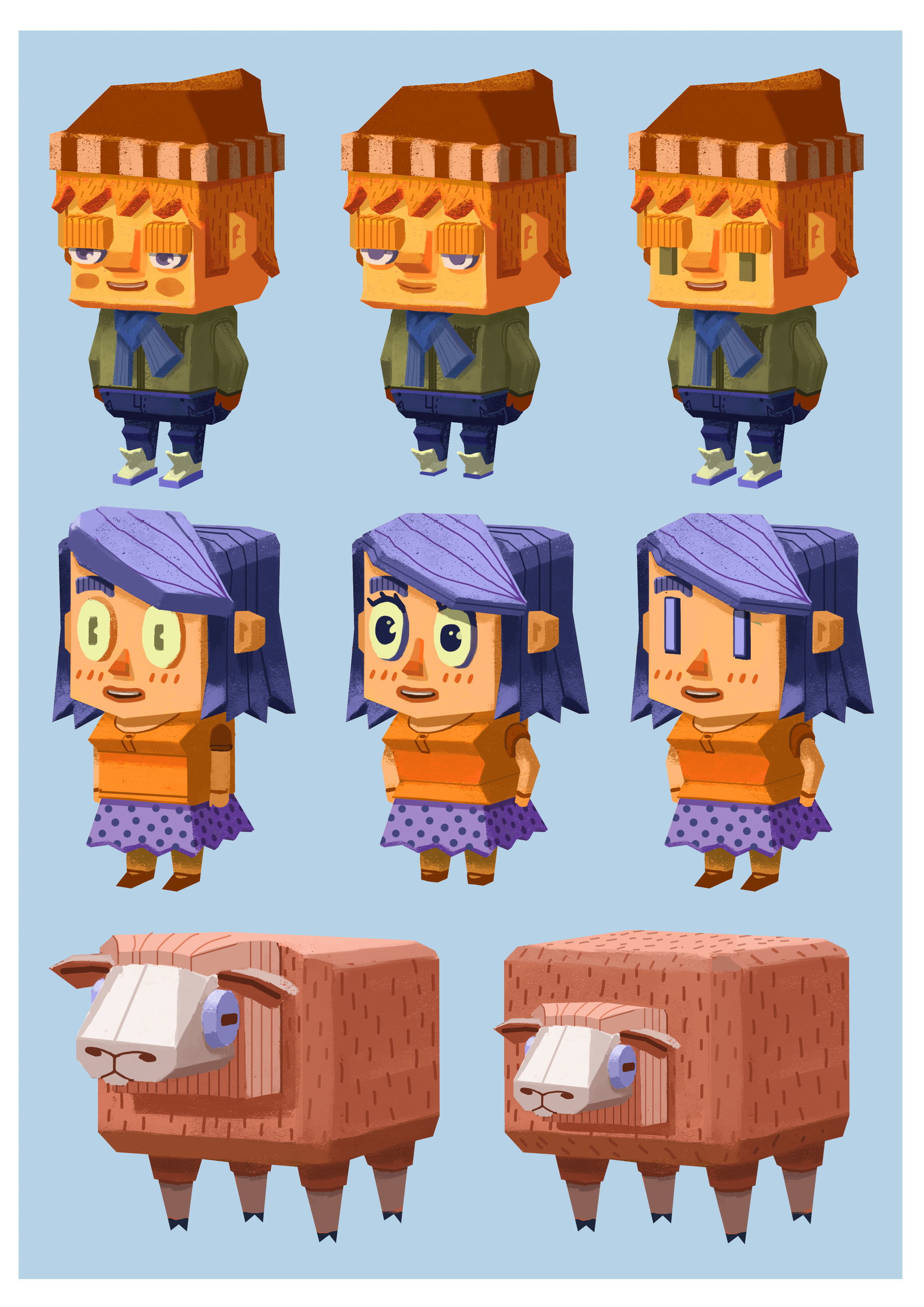 ArtStation - Characters Cartoon / Game Project