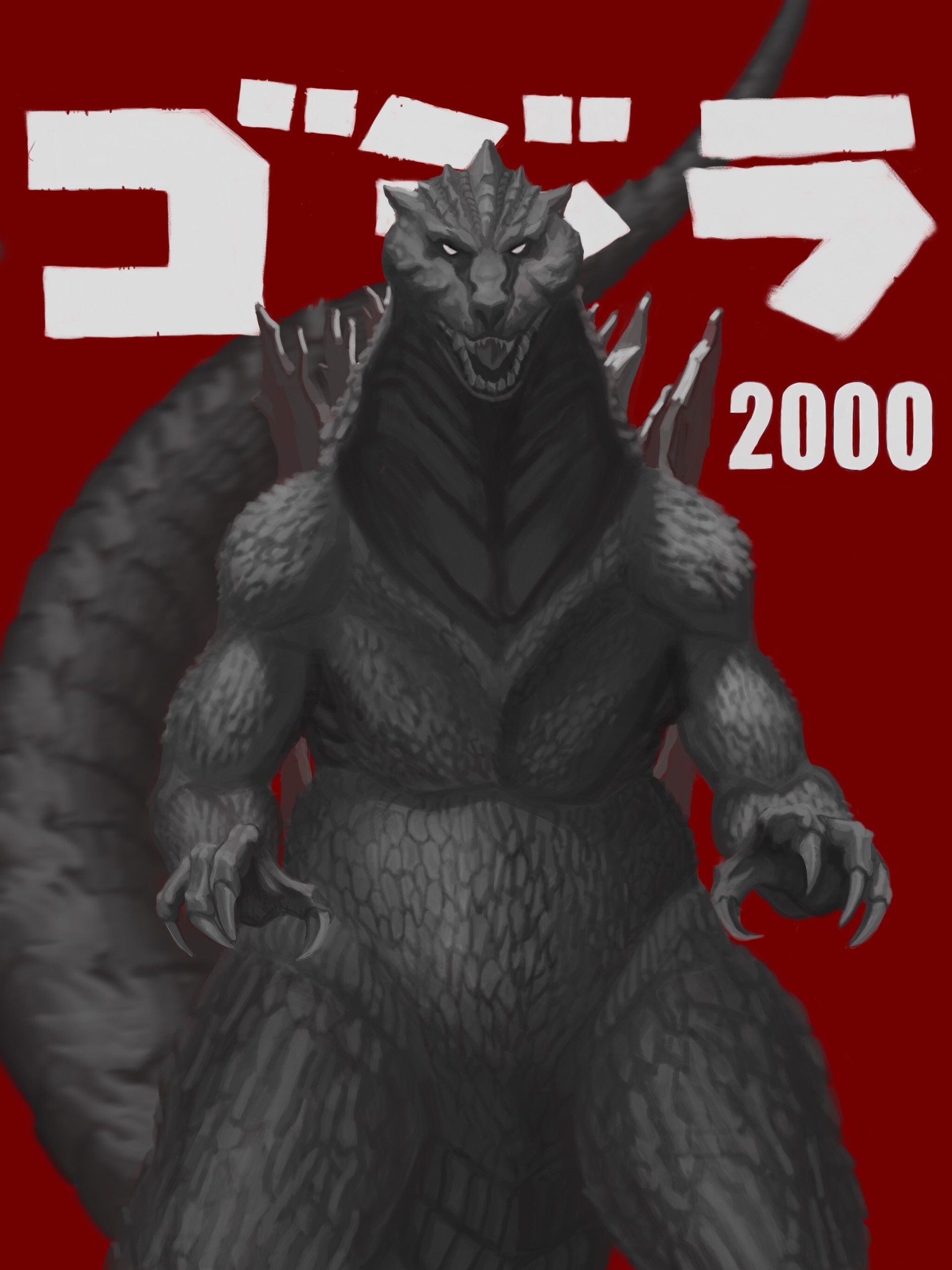 ArtStation - Godzilla 2000