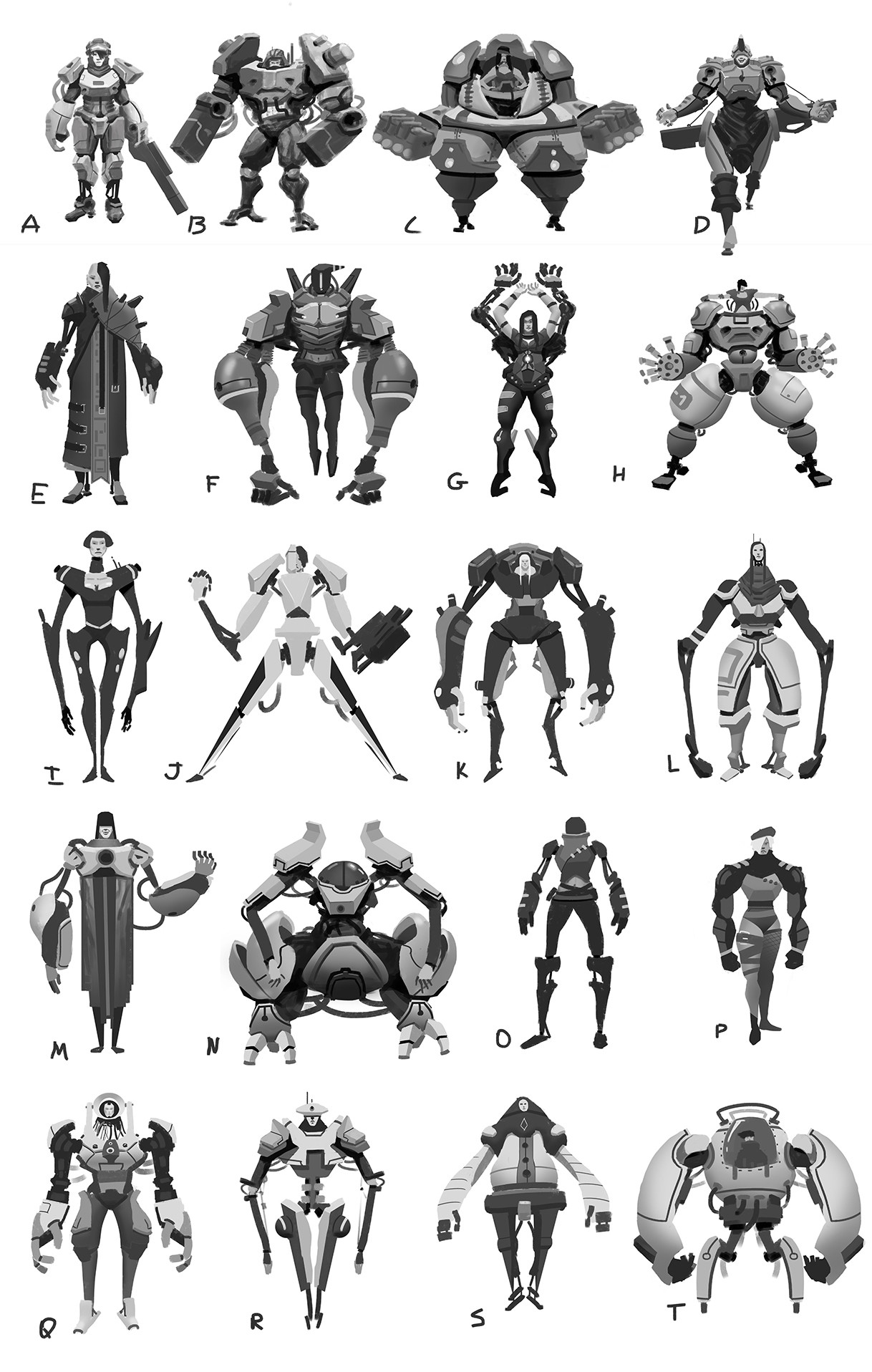 ArtStation - Mechas & Human Mashup Designs