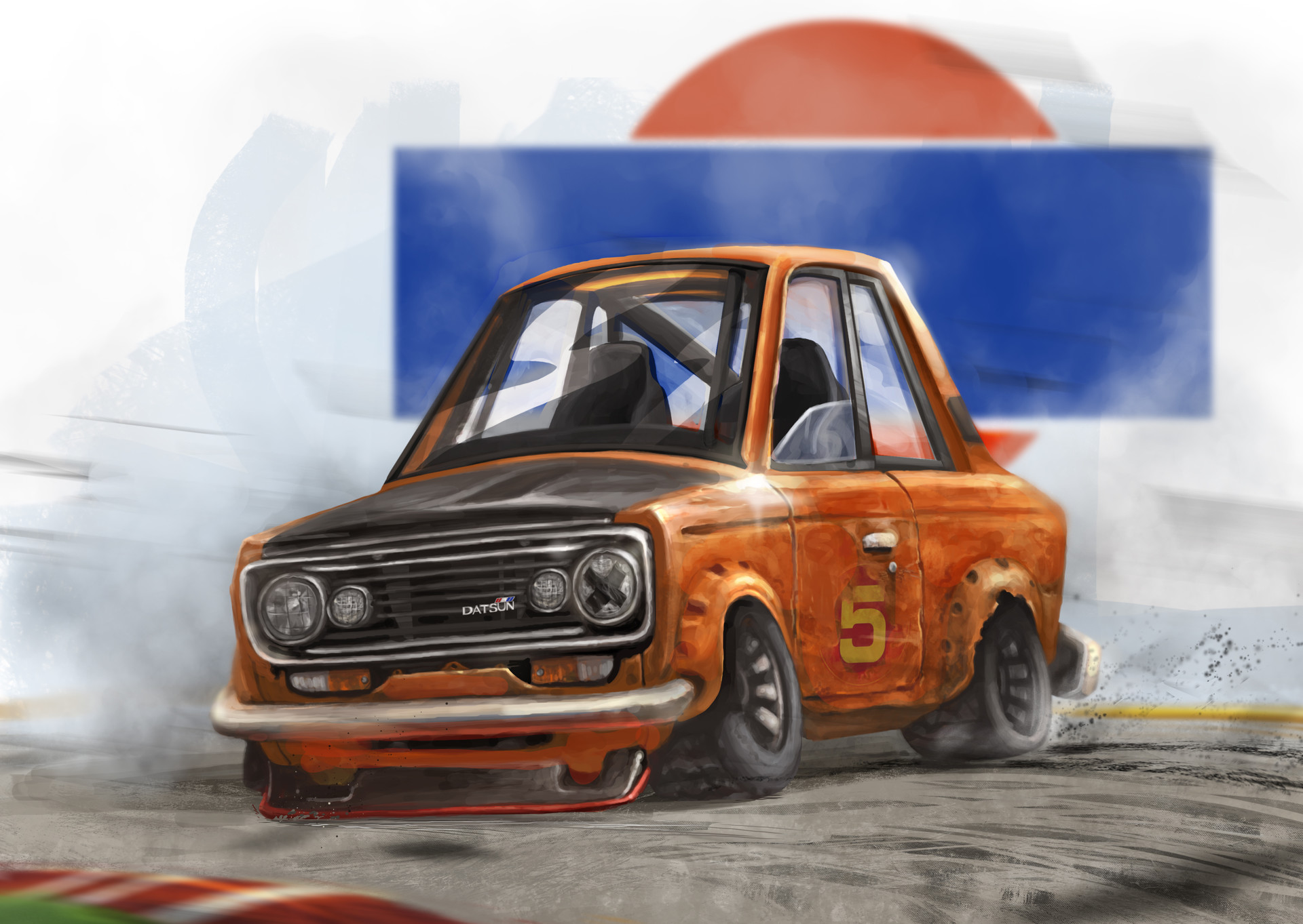 ArtStation - Datsun 510