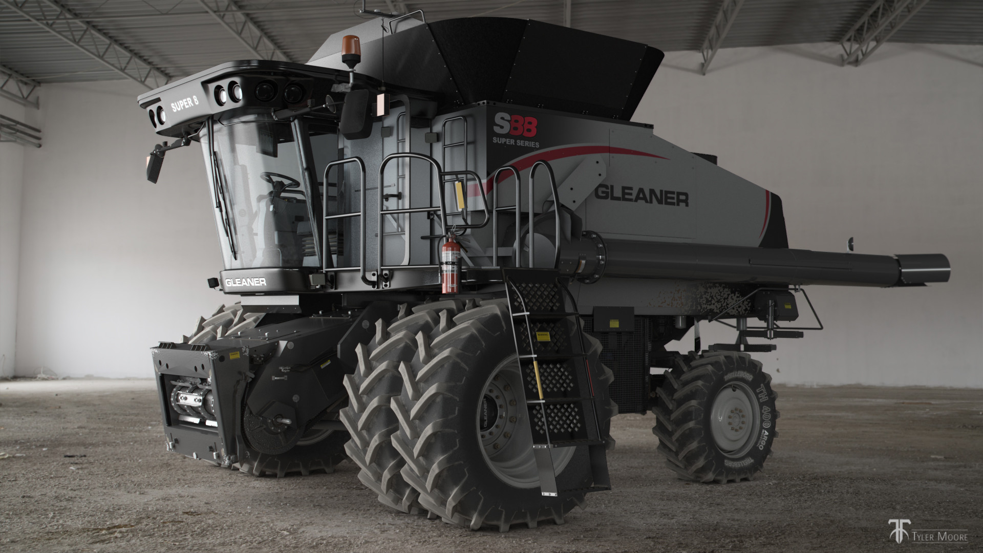 ArtStation - Gleaner S88 Combine