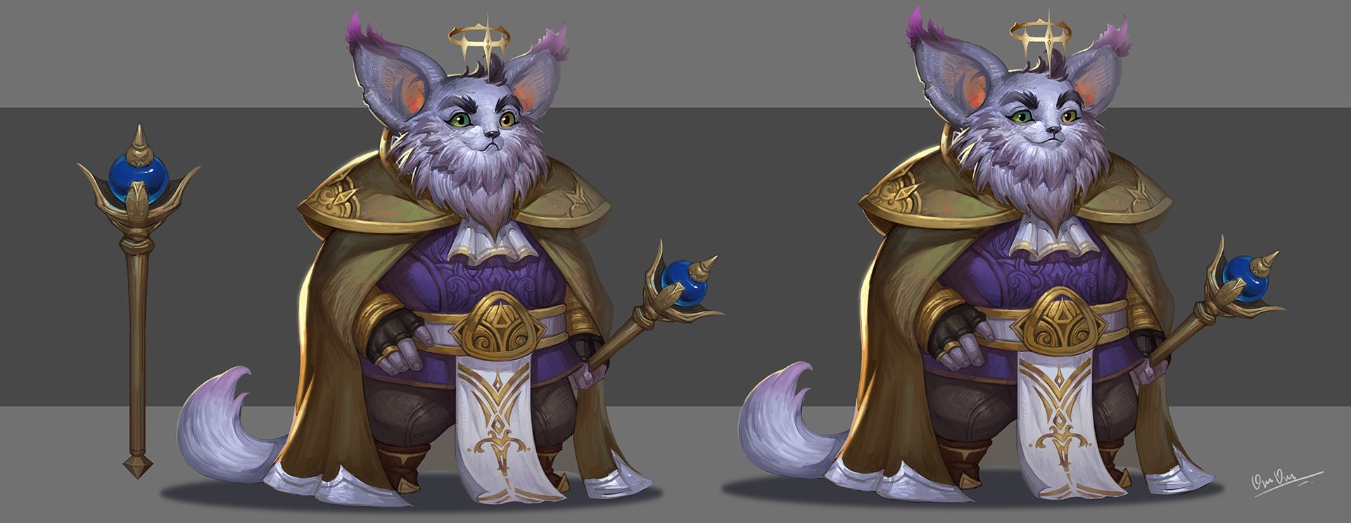 ArtStation - Cat mage