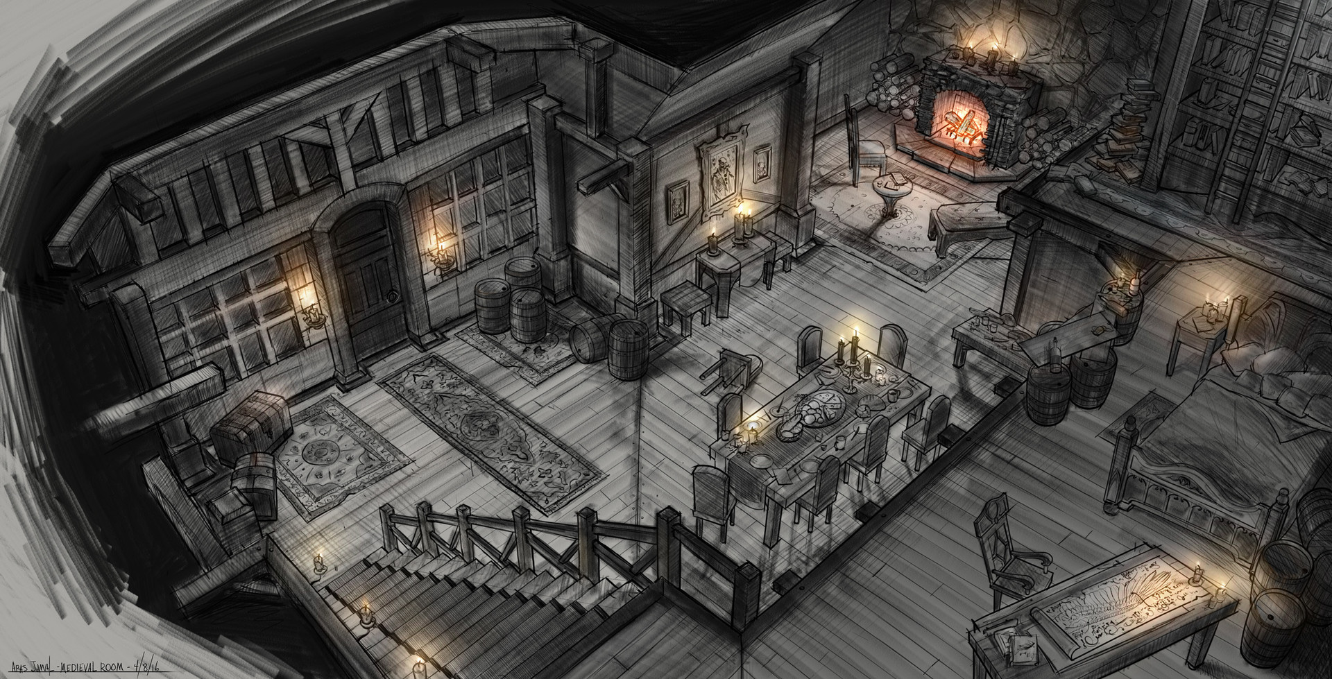 Aras Jamal - Medieval Room