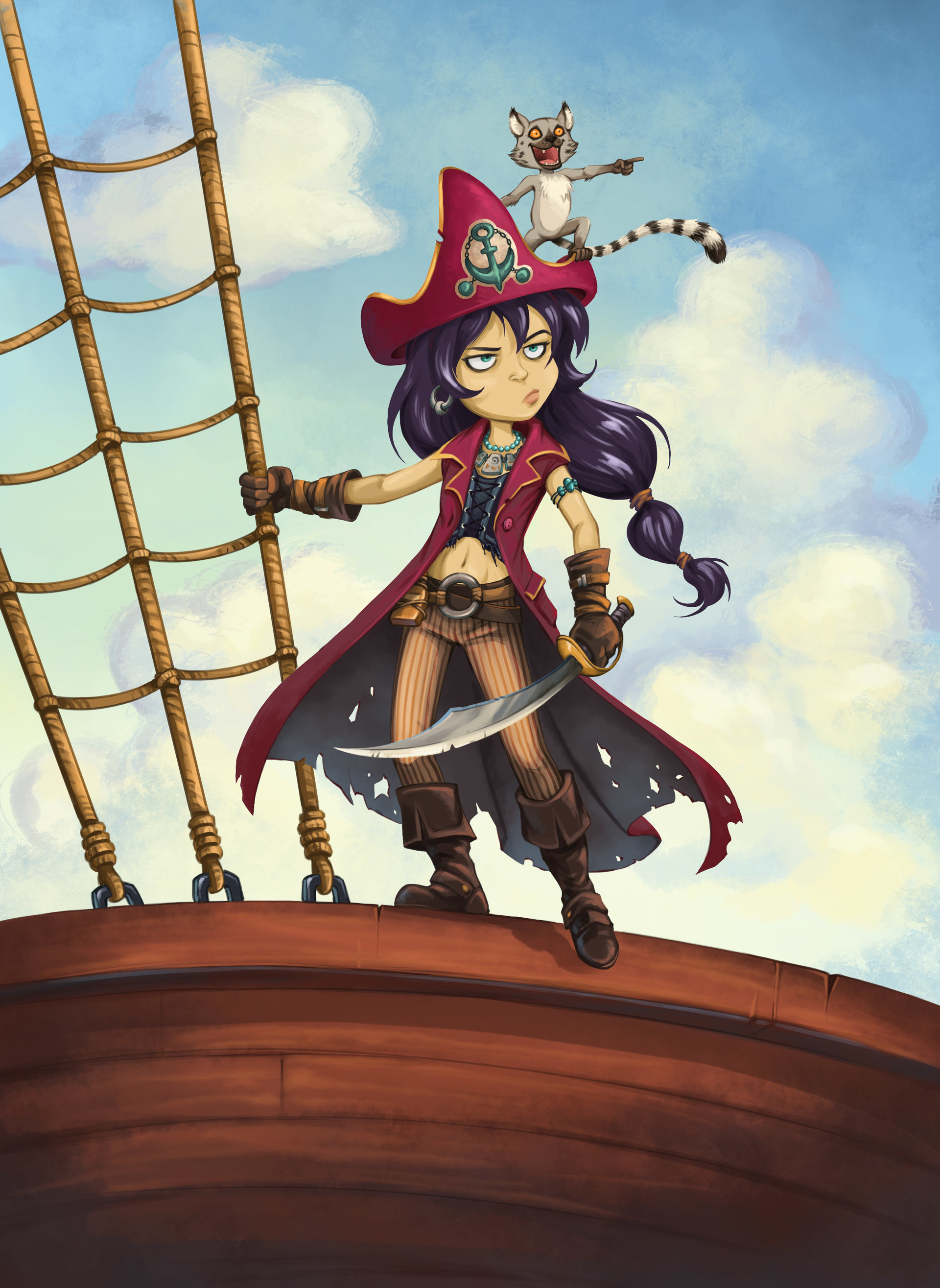 ArtStation - Pirate and Lemurian