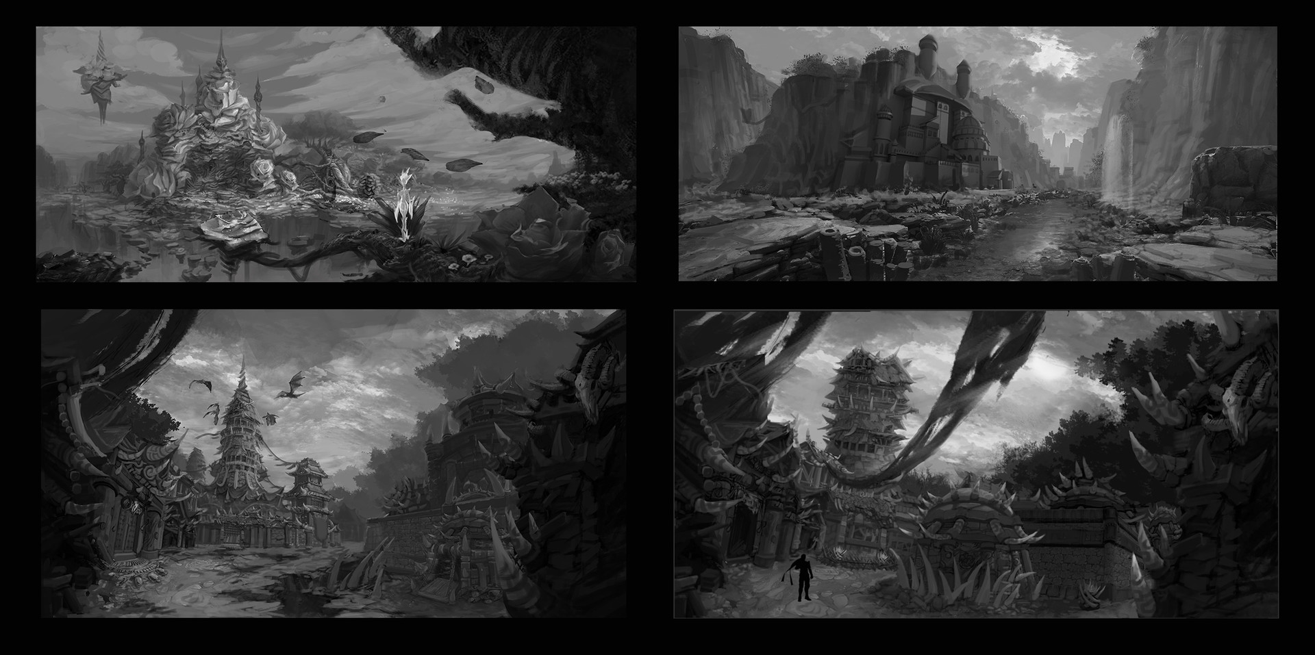 ArtStation - B&W Practice