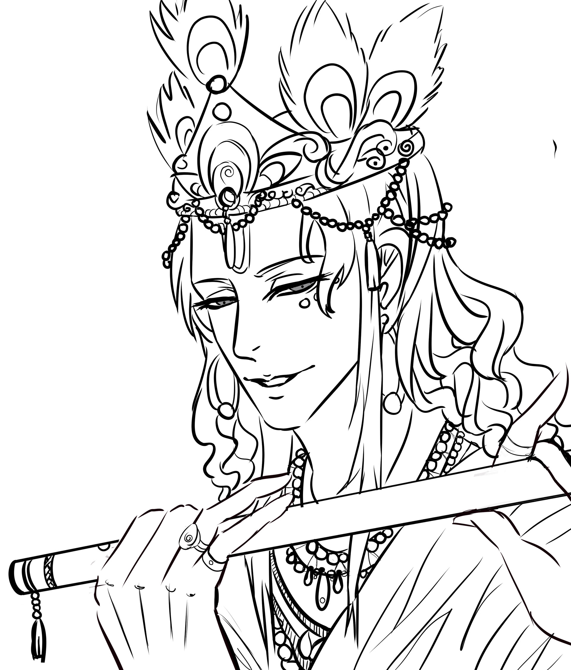 coloring pages for janmashtami