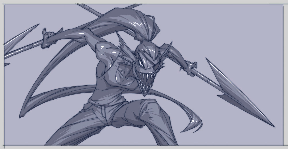 ArtStation - Undyne from Undertale