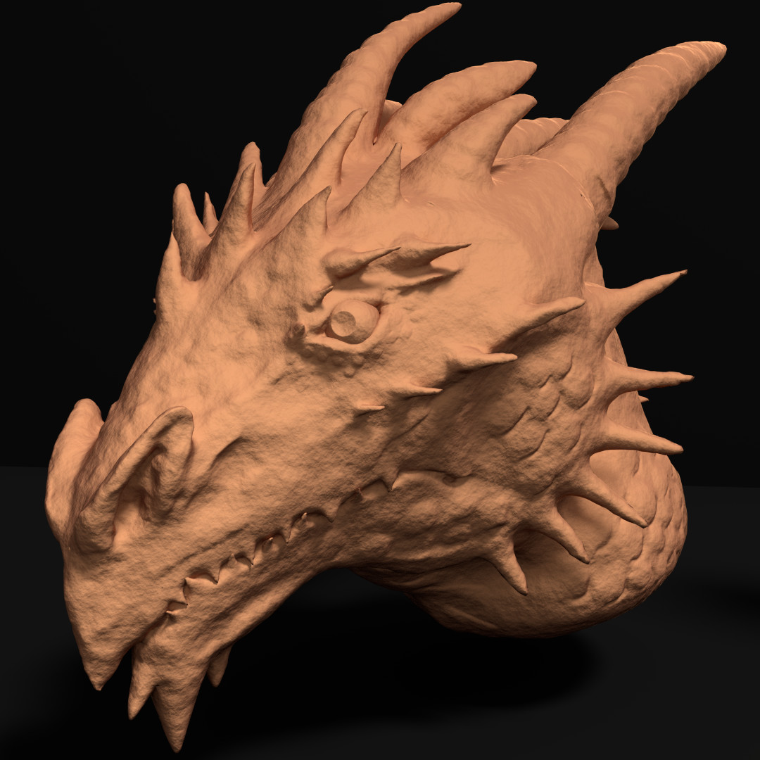ArtStation - dragon head