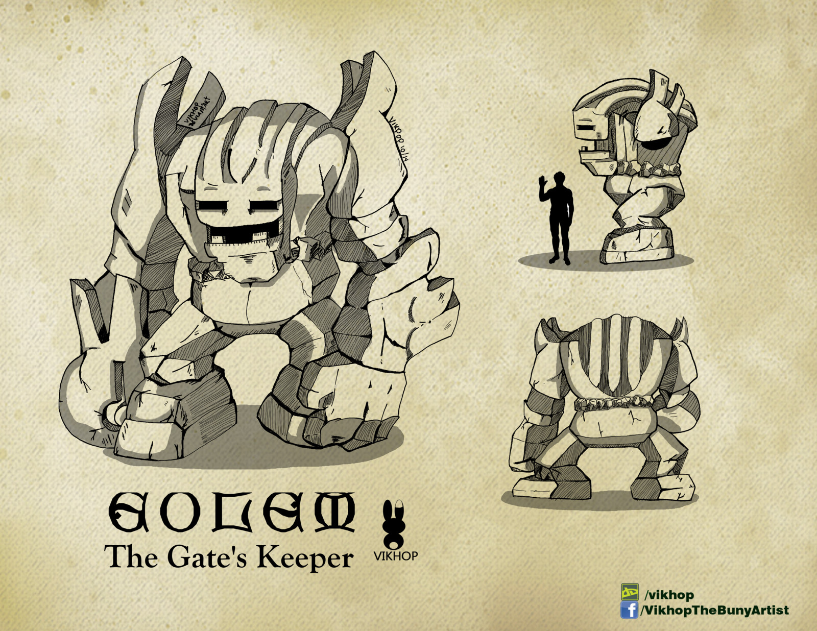 Vikhop Design - Concept Art Game Bosses