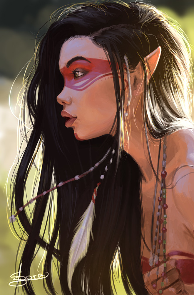 ArtStation - Indigenous Elf