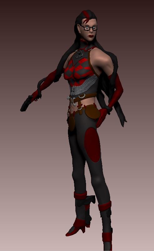 ArtStation - Bayonetta Concept Model