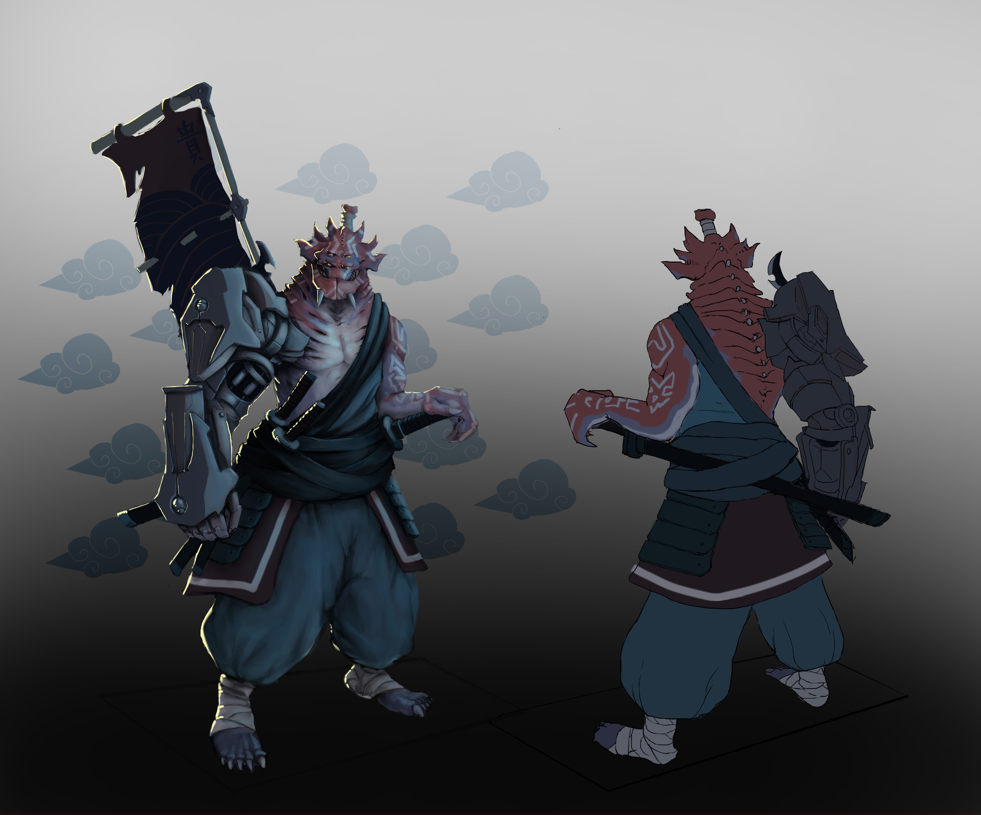 ArtStation - Alien warrior concept