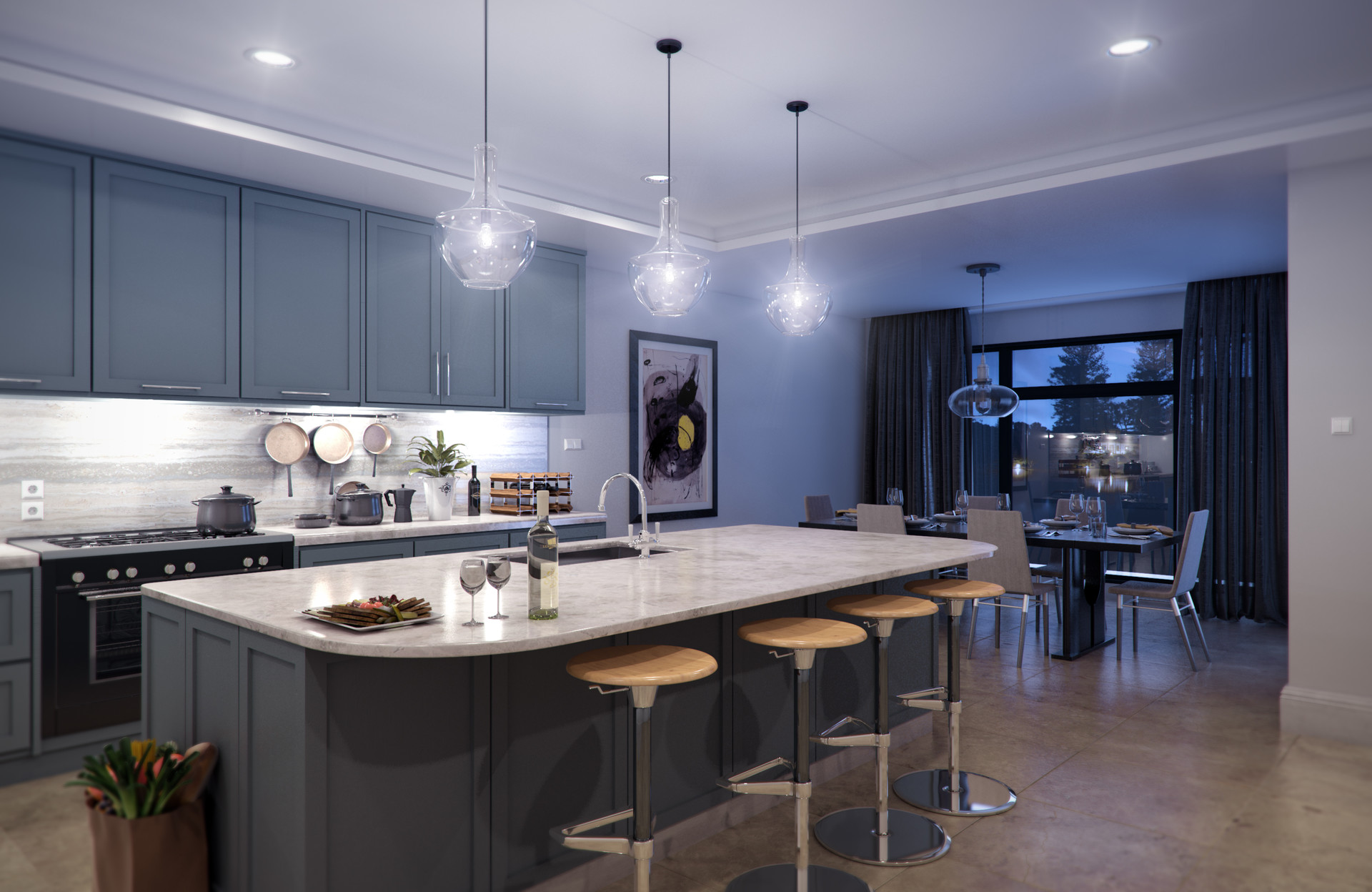 ArtStation - modern kitchen