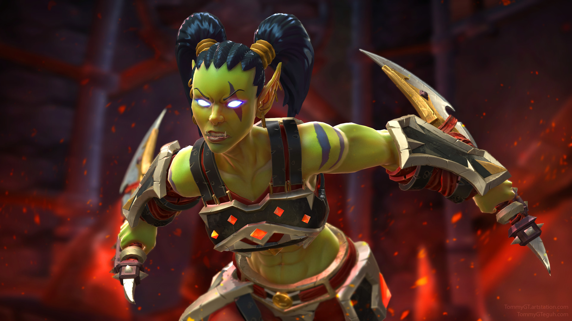 Garona Halforcen Poster