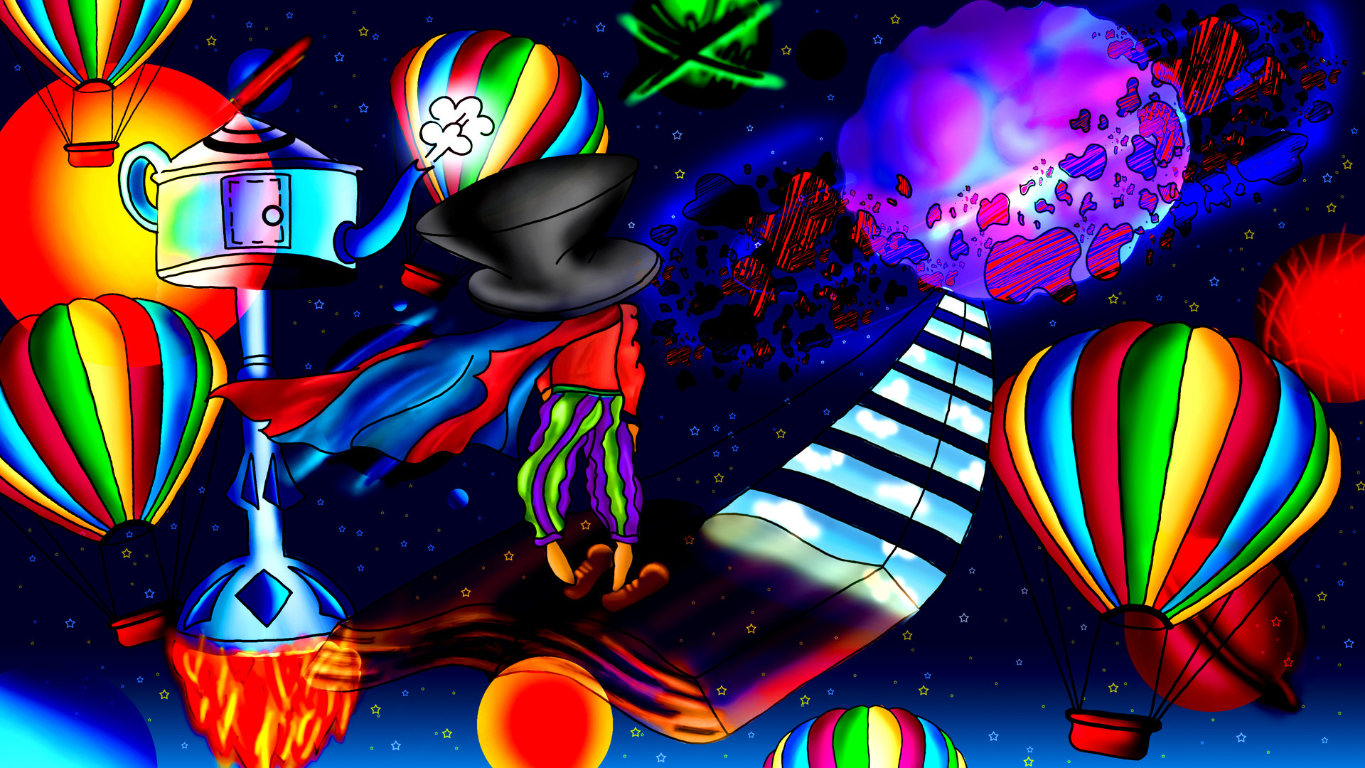 ArtStation - Psychedelic Digital Painting