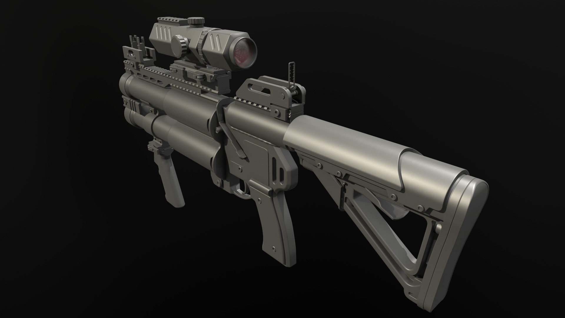 M4a1 Red Dot Sight Grenade Launcher