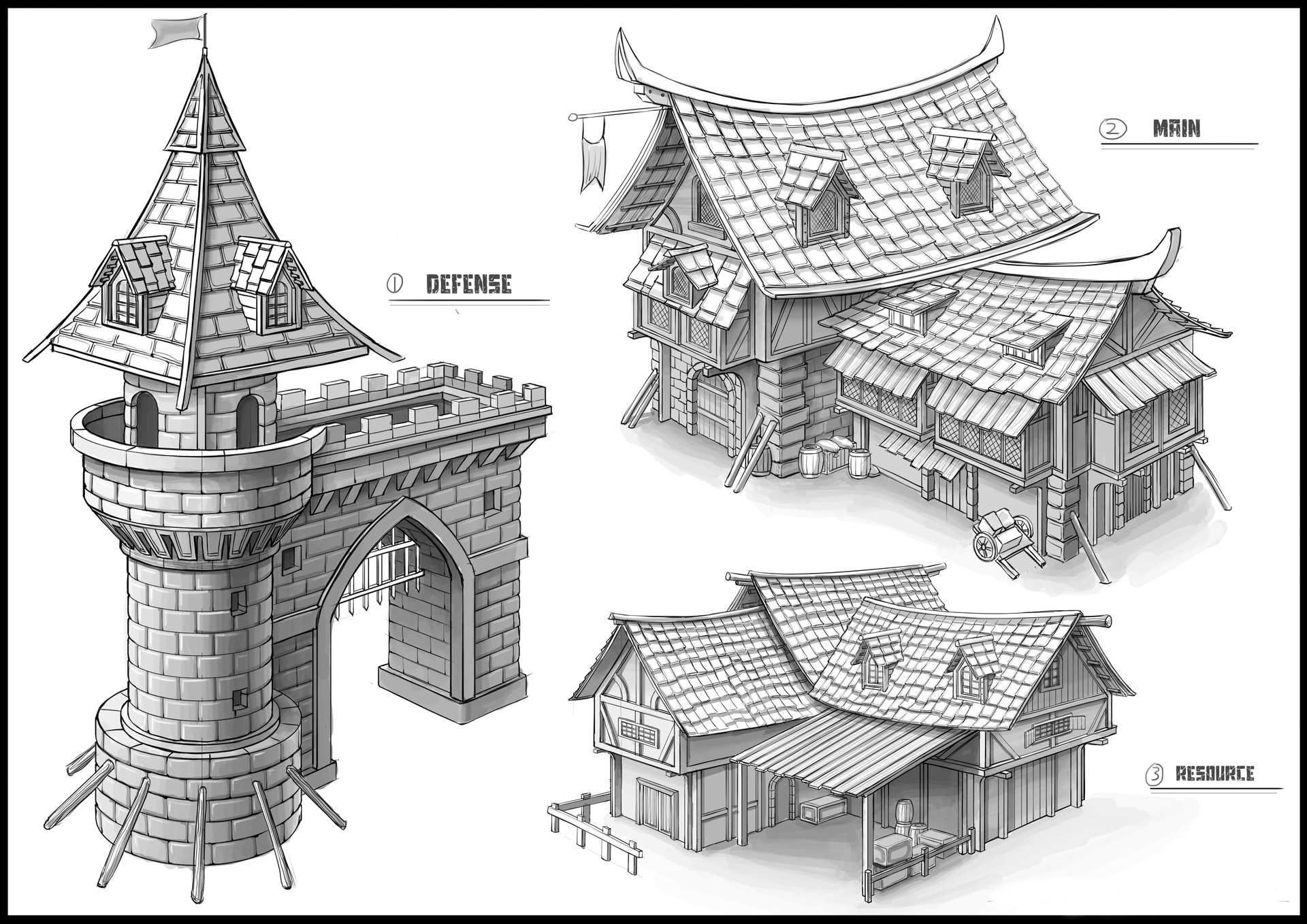 ArtStation - main defense resource