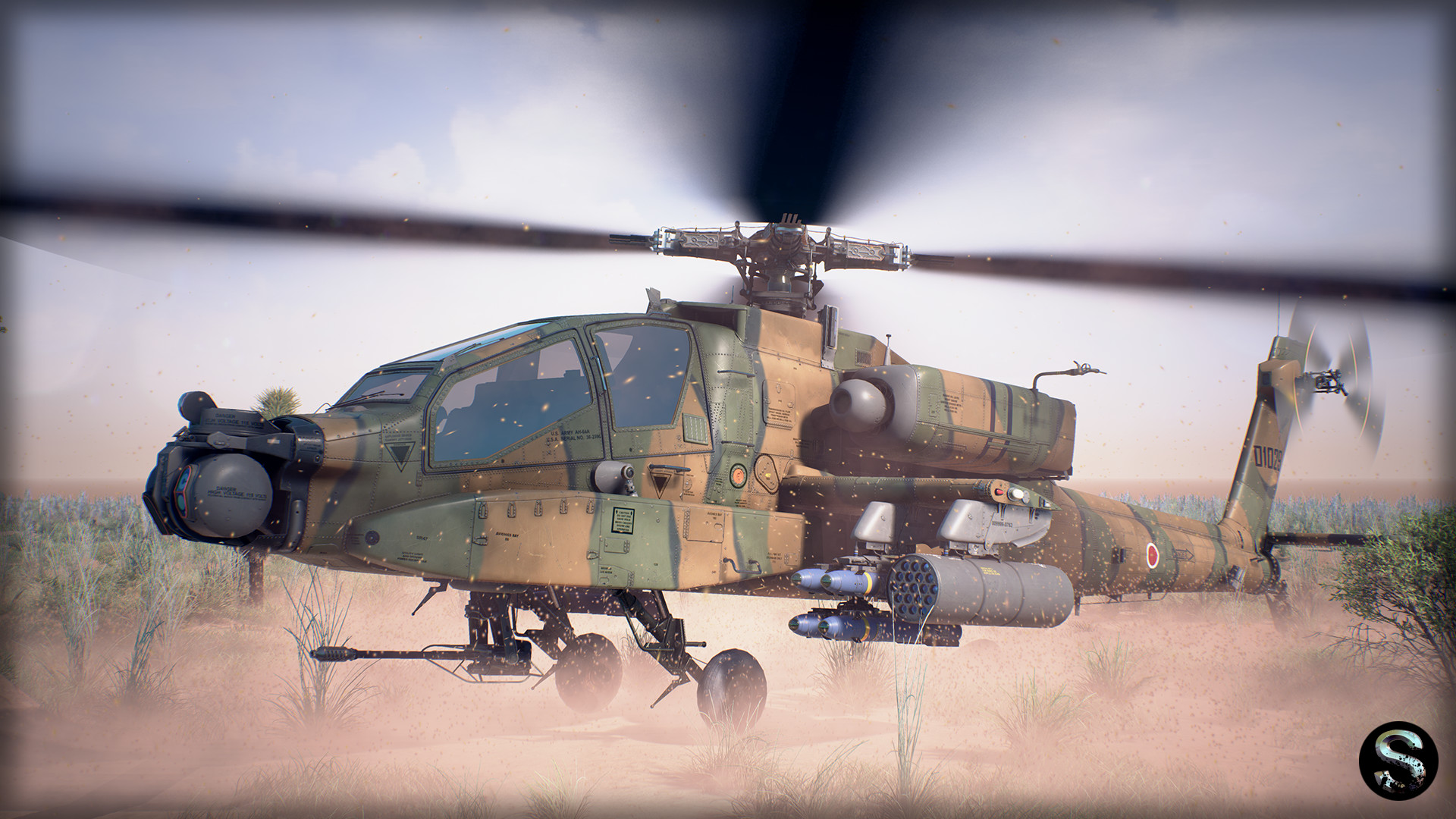 ArtStation - AH64 Apache
