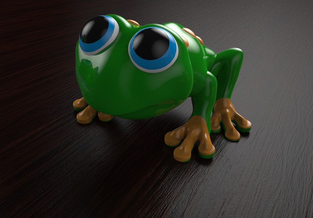 ArtStation - Little frog toy