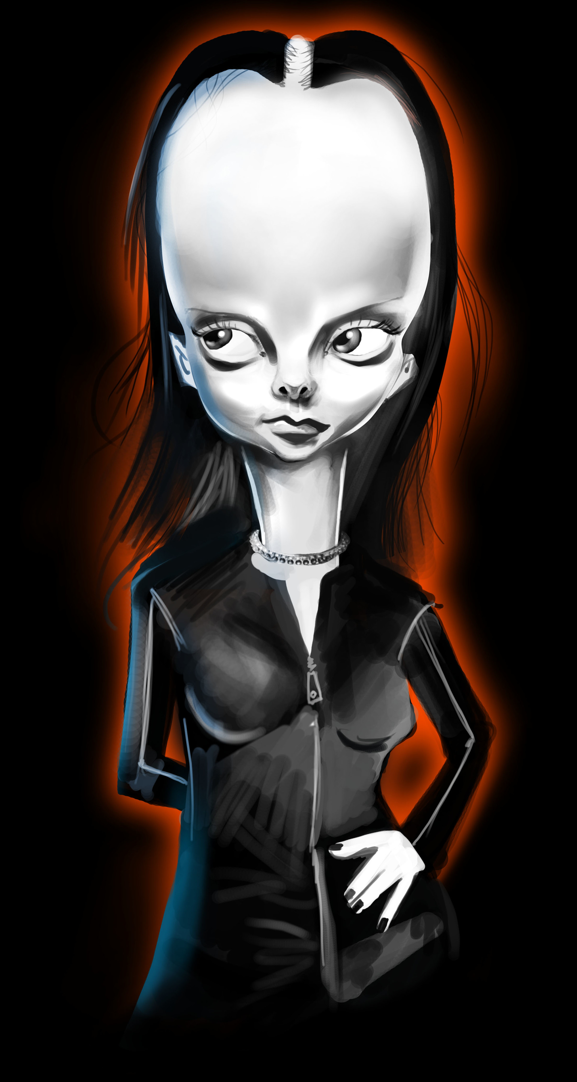 ArtStation - Christina Ricci CARICATURE