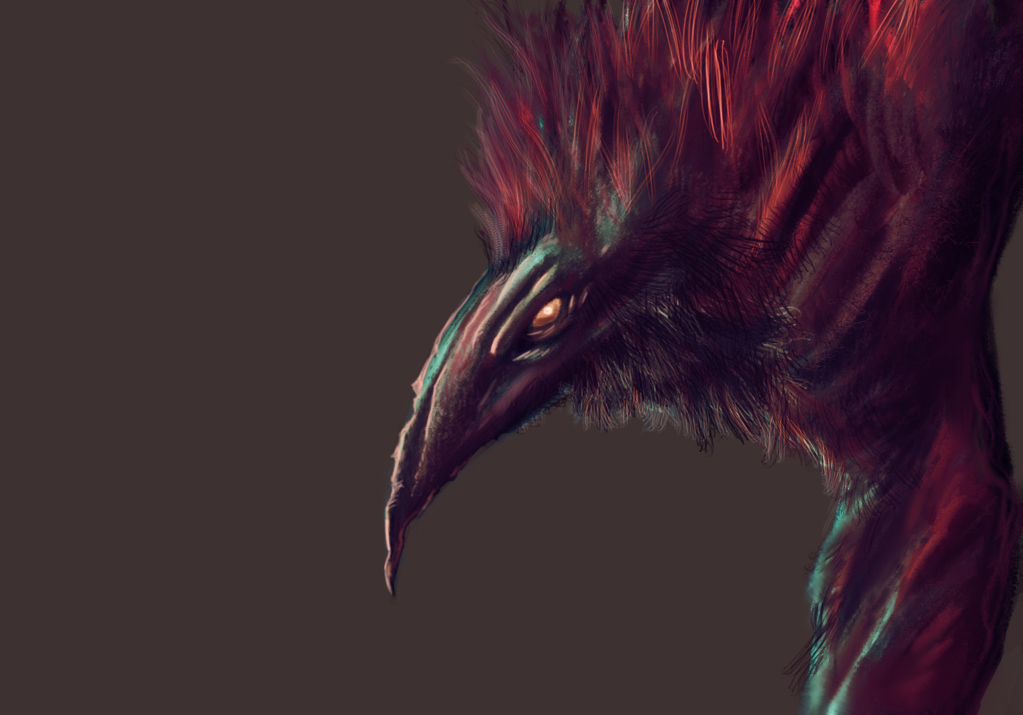 ArtStation - Crow Digital Paint Pracice