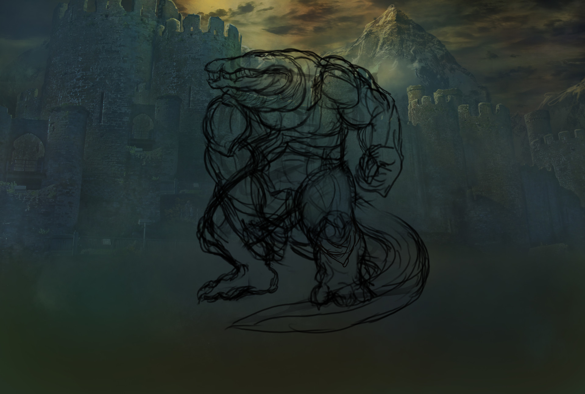 Edikt Art - Royal crocodile. Королевский крокодил.