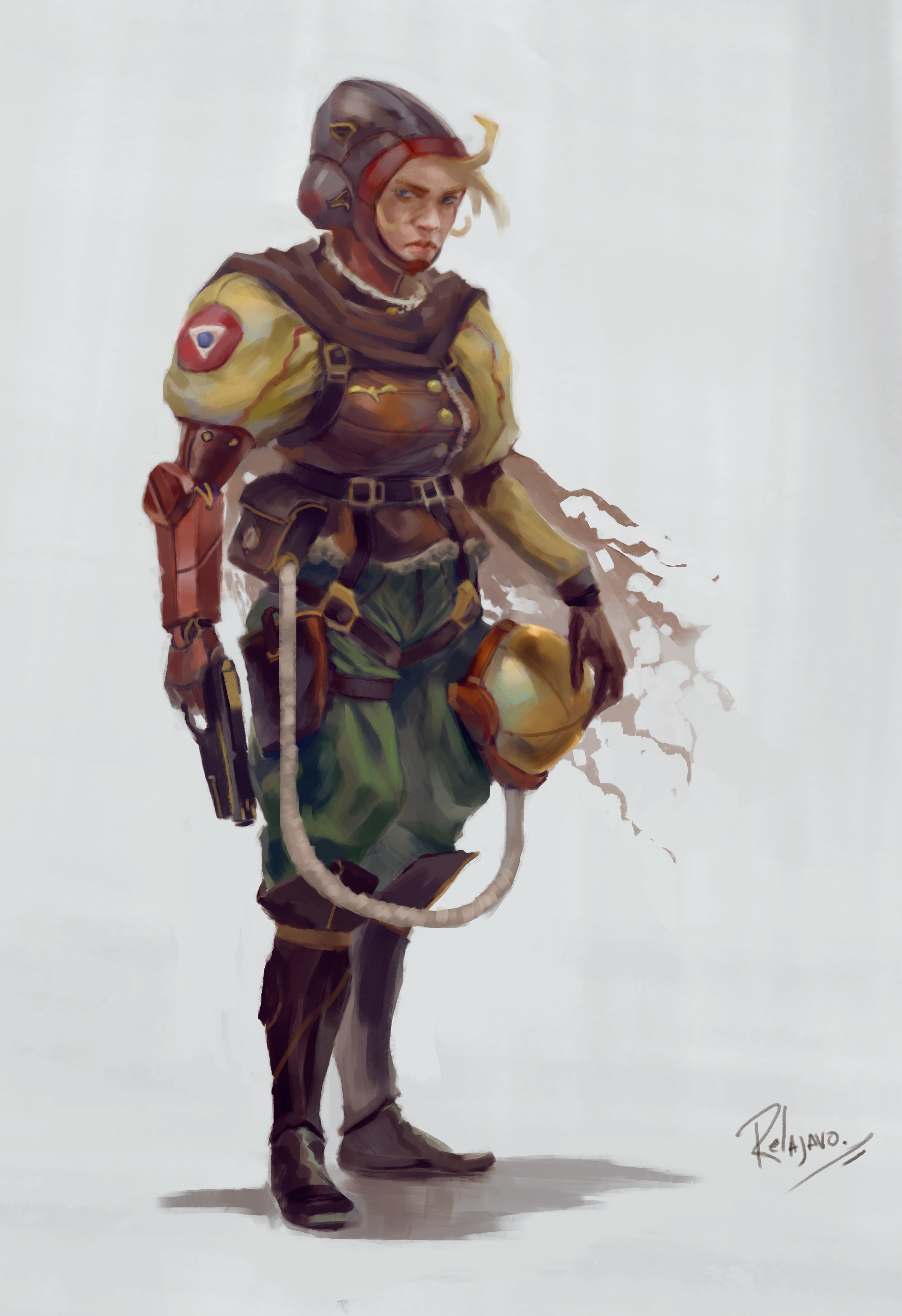 ArtStation - Pilot girl