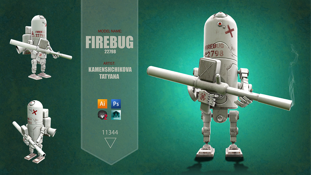 ArtStation - 3D model FIREBUG#22798