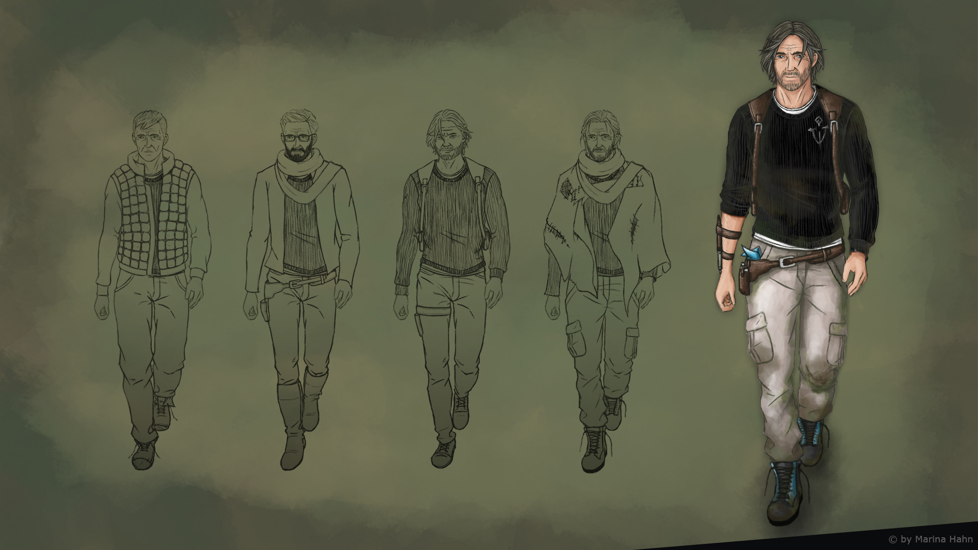 ArtStation - Character Design "Joel"