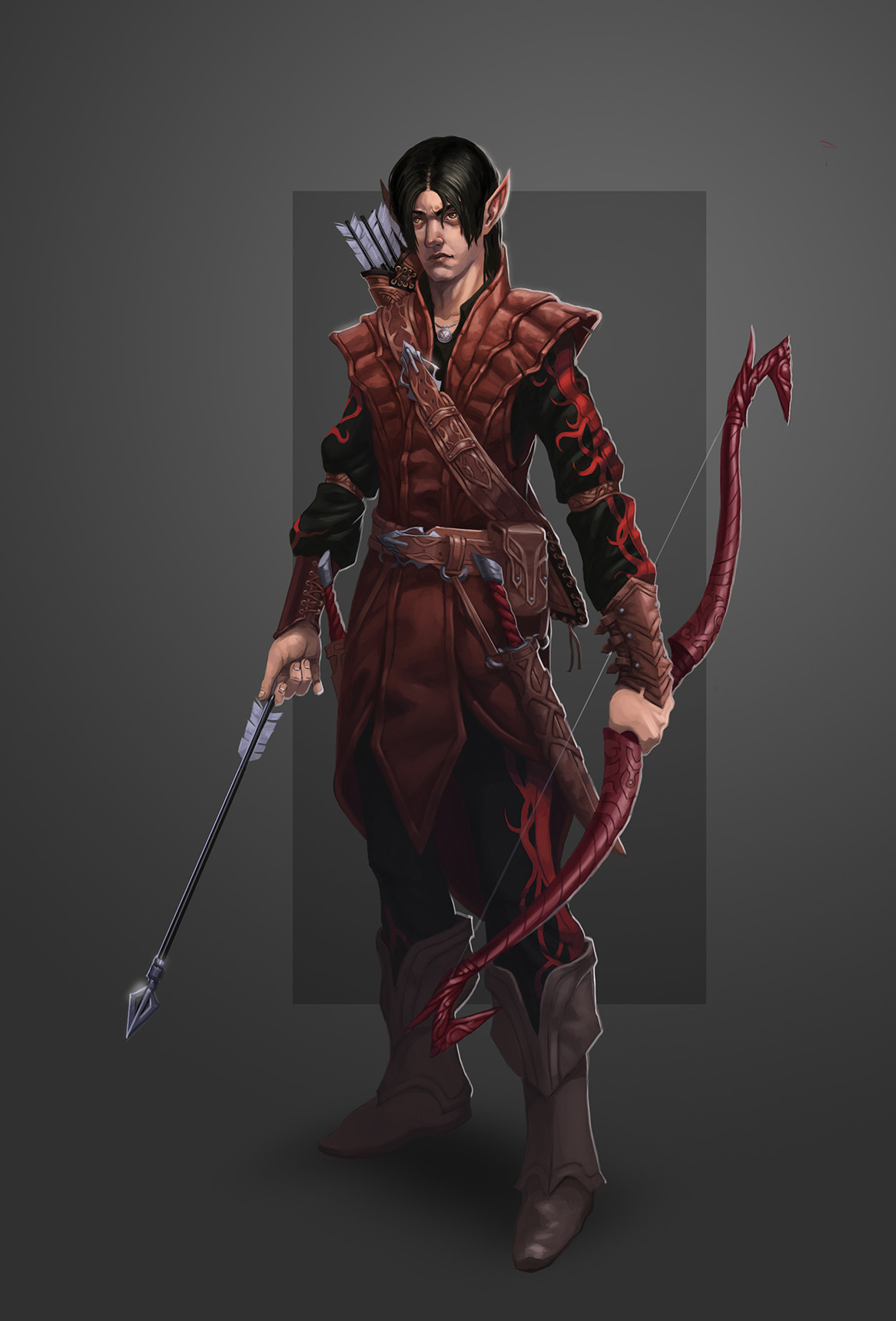 ArtStation - Dark Elf Archer
