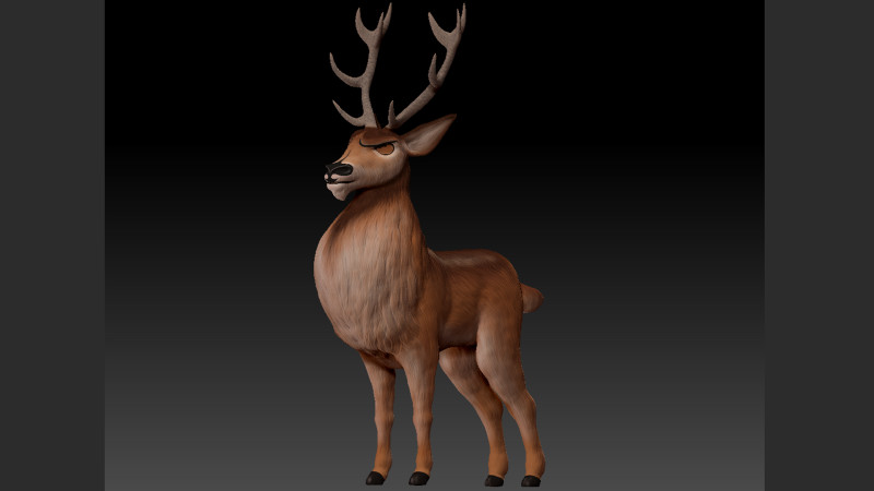 ArtStation - Run deer, run!