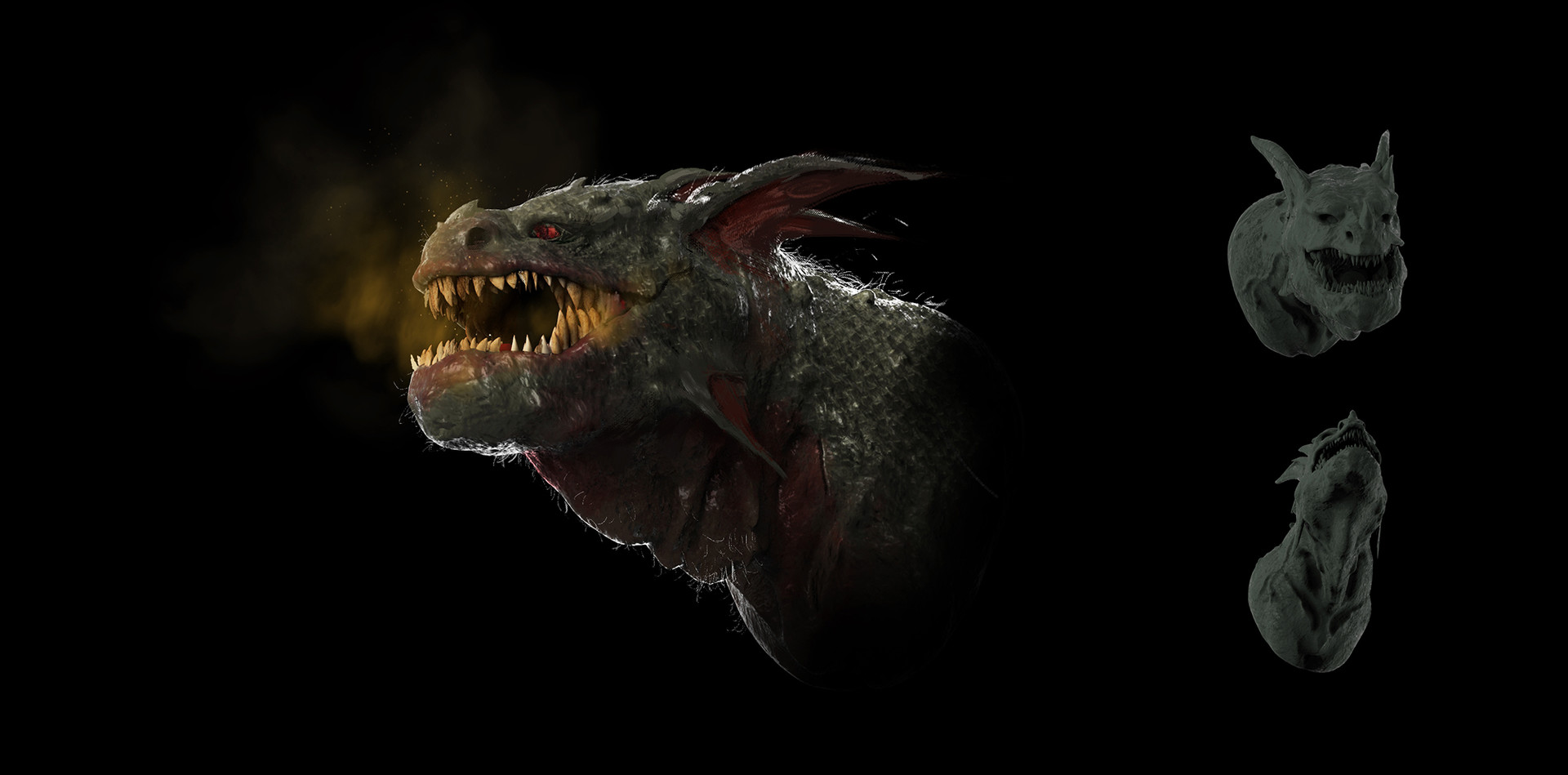 ArtStation - Dragon (´ー`)y─┛