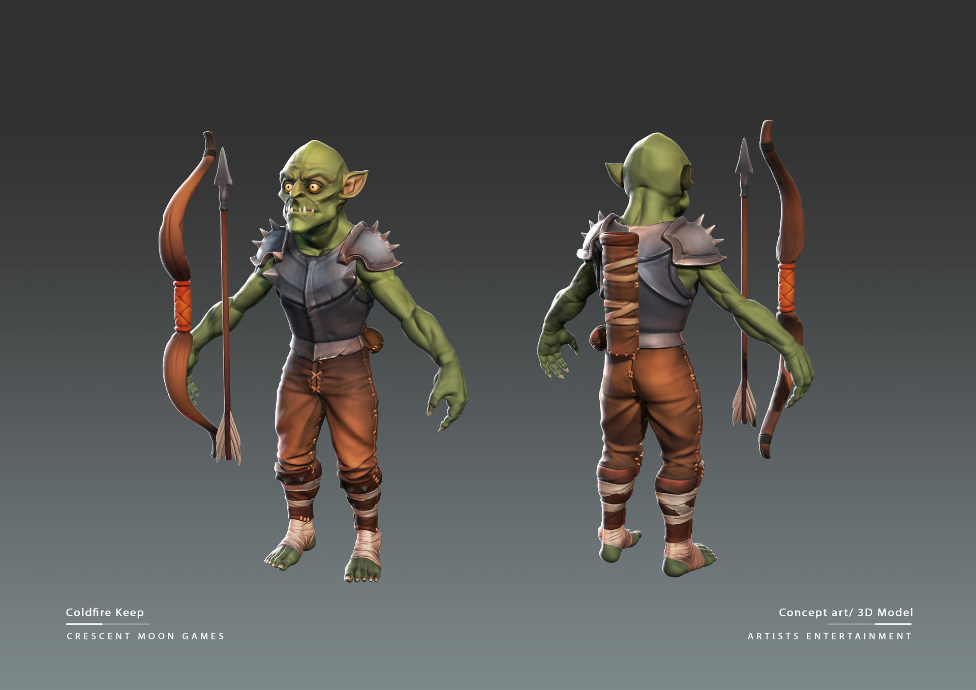 Artists Studio - "Coldfire Keep" Goblins