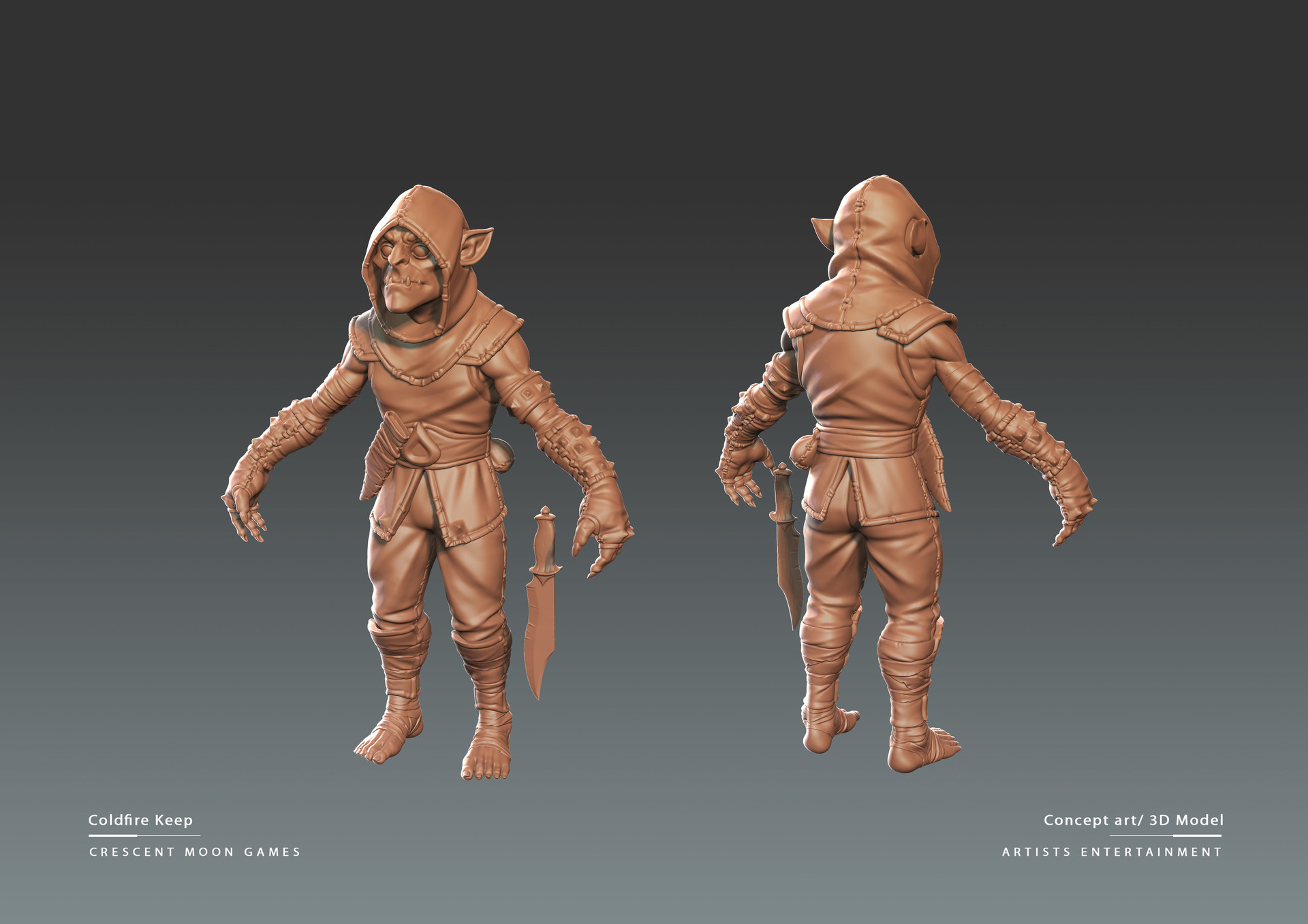 Artists Studio - "Coldfire Keep" Goblins