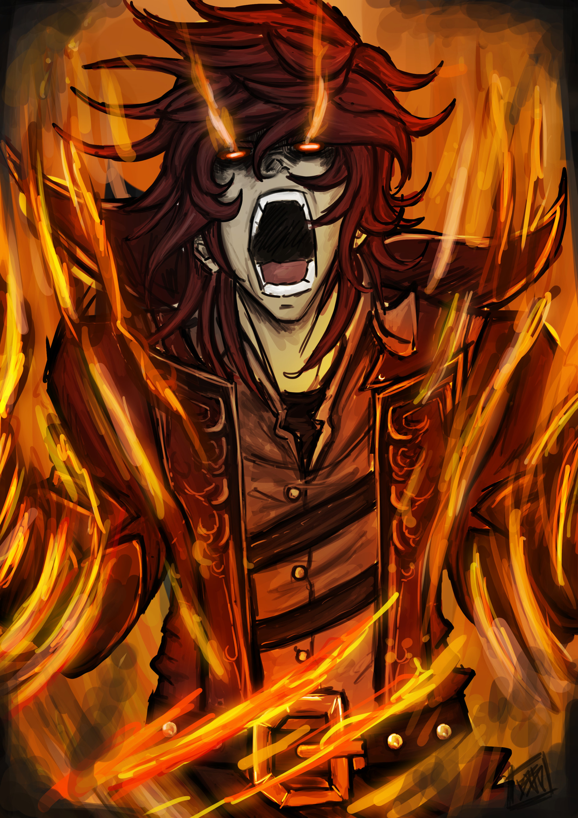 ArtStation - LoD_Red Moon_ Story.Artwork. RAGEBURST