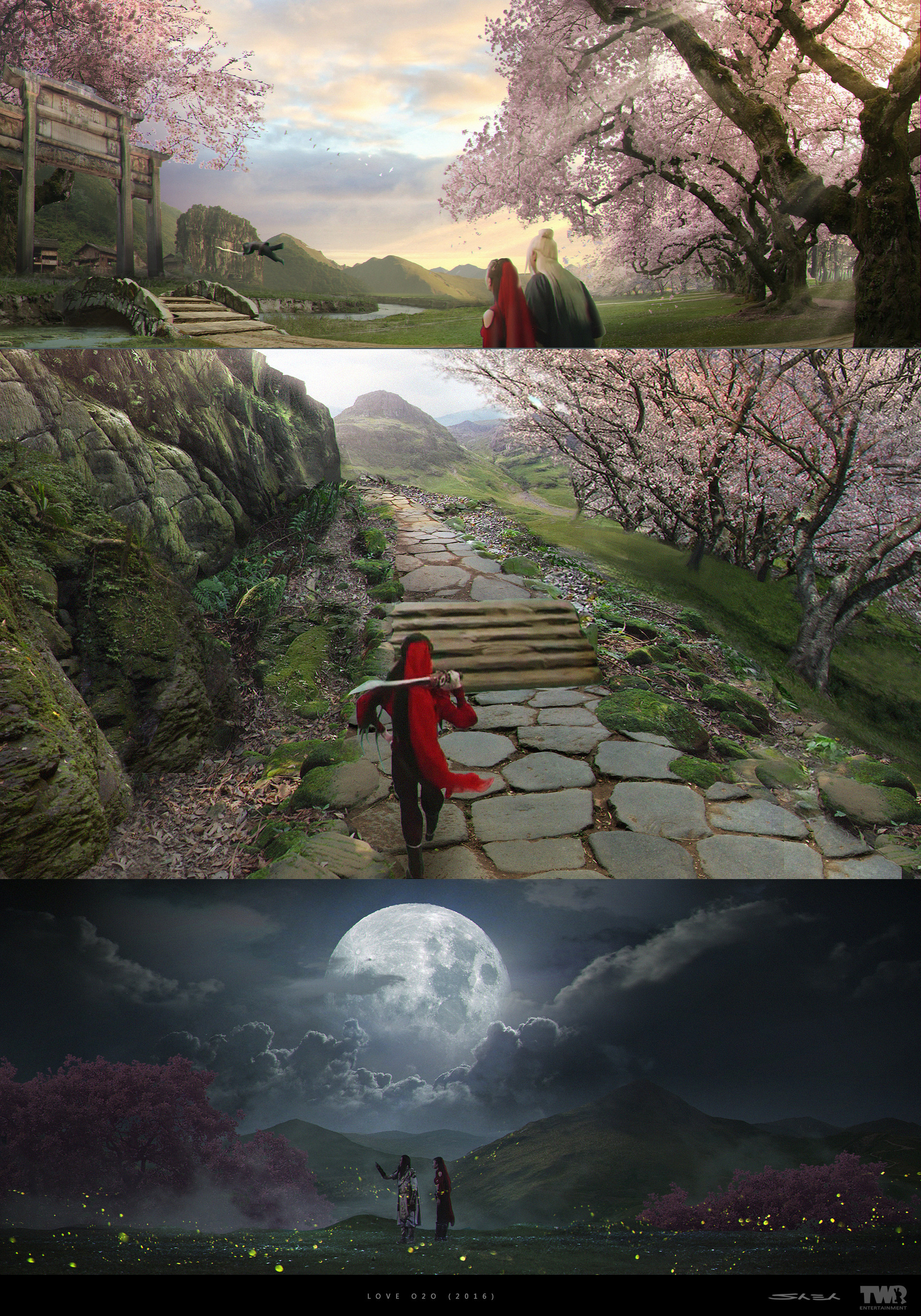 ArtStation - Love O2O Pu's Family Village concept