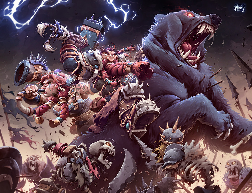 ArtStation - Dwarves Family Life