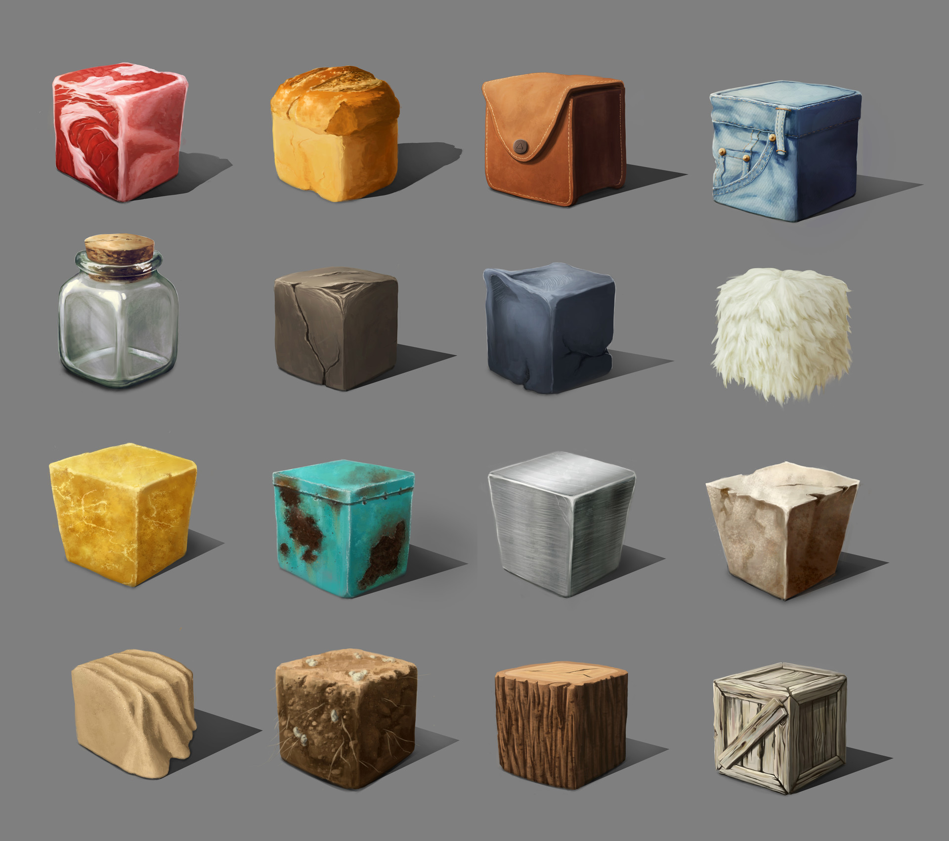 ArtStation - Material painting