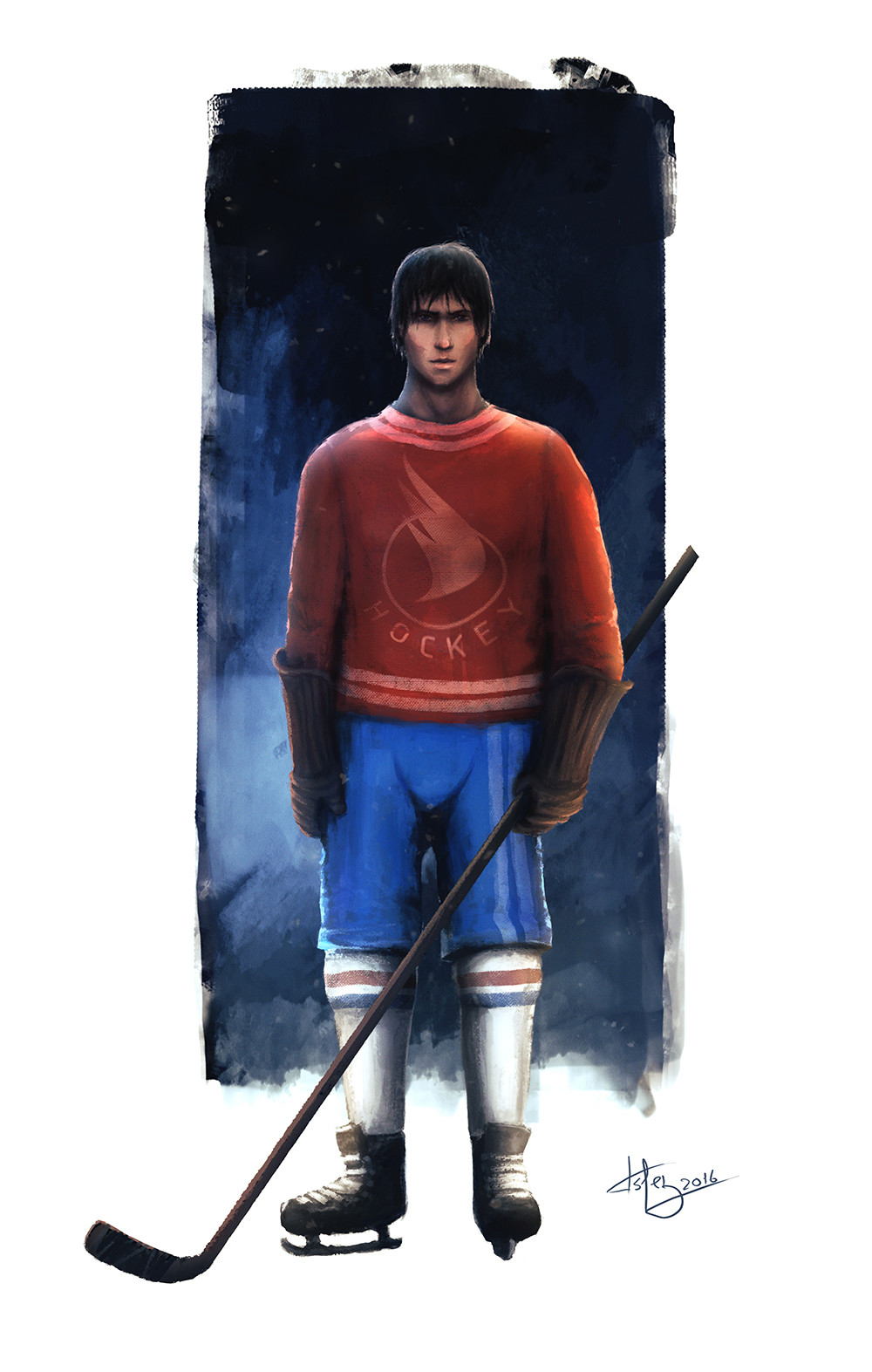 ArtStation - Hockey player
