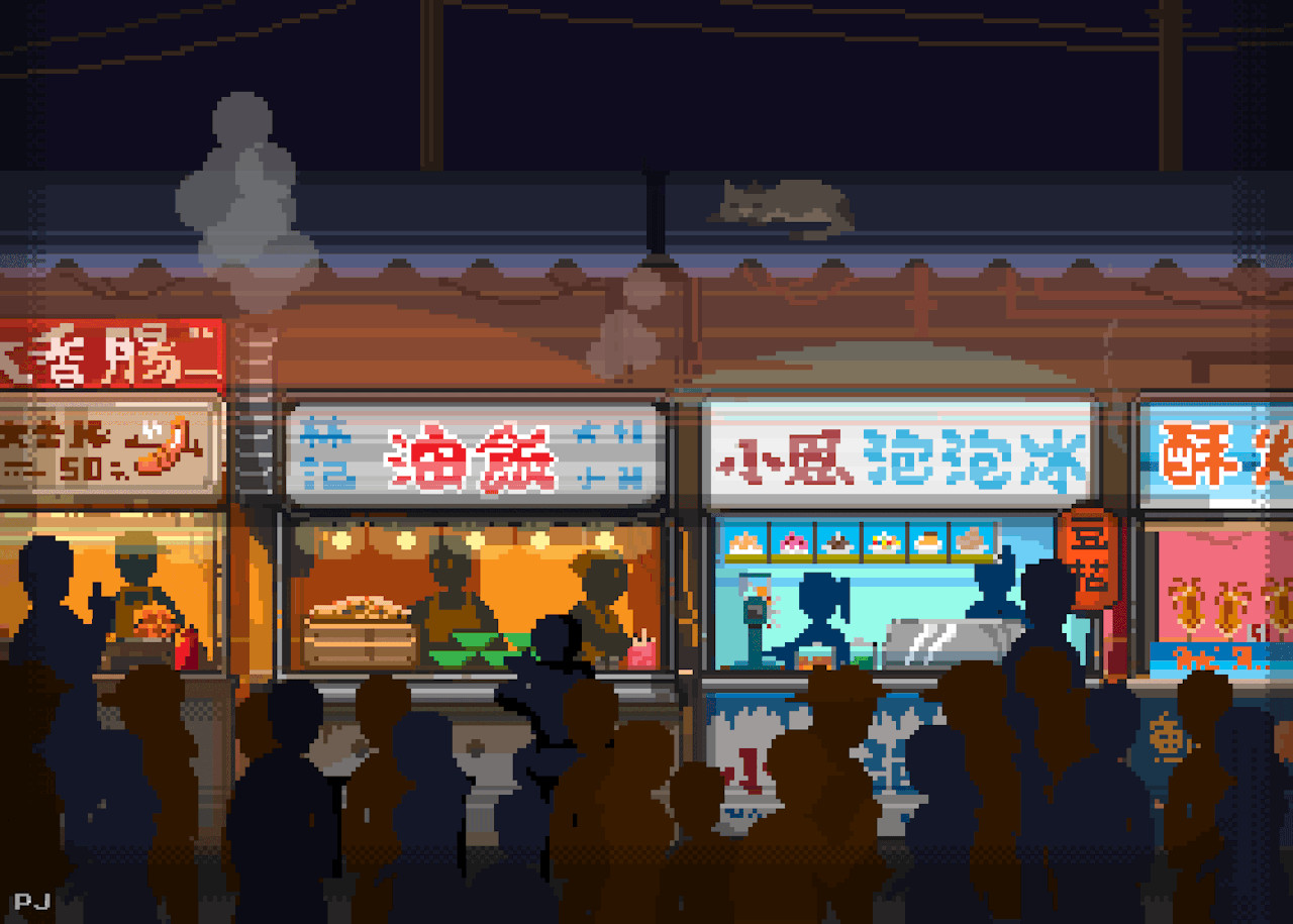 ArtStation - Night market
