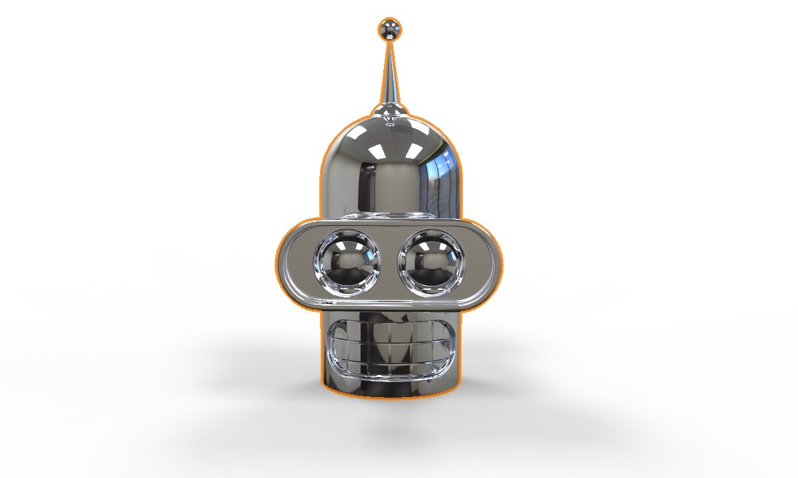 ArtStation - Futurama Bender Head