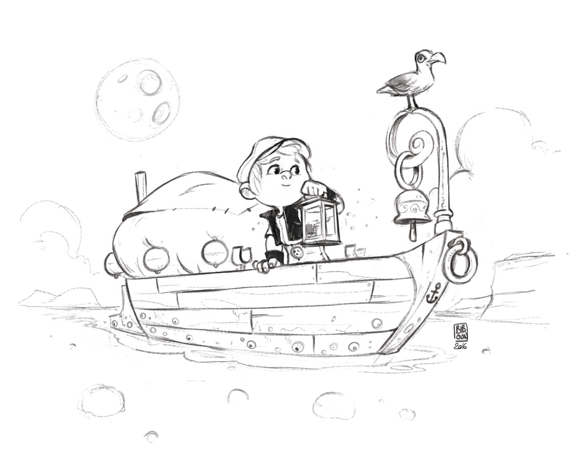 "biboun" Christophe Fossard - Daily sketch - session #1