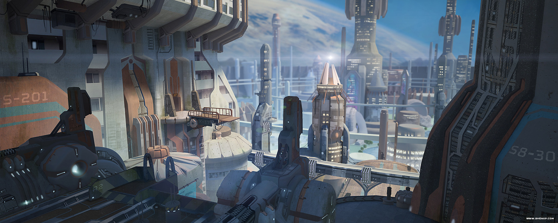 ArtStation - Dam City