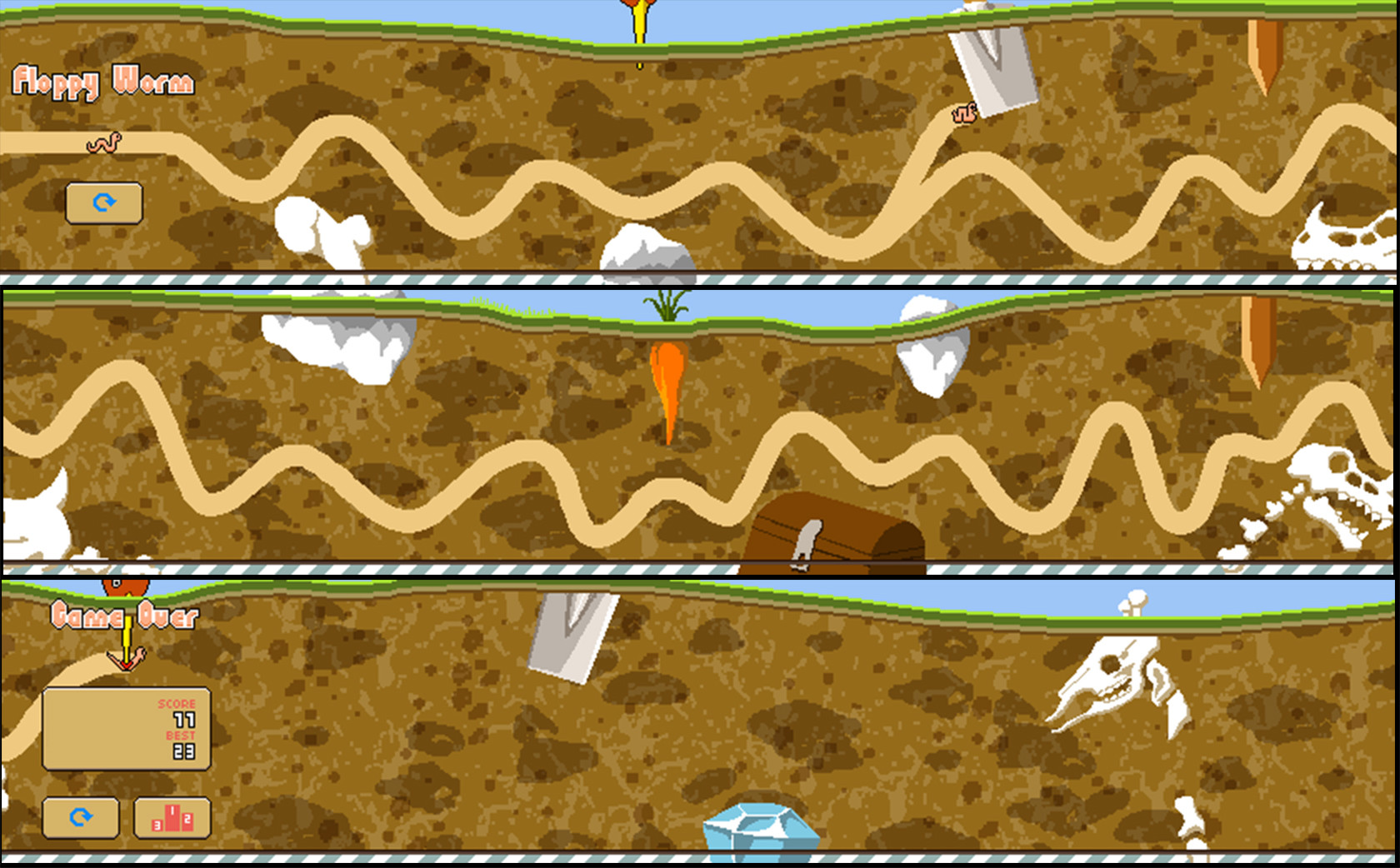 Zora Kastner - Floppy Worm game design for the german movie "Der ...