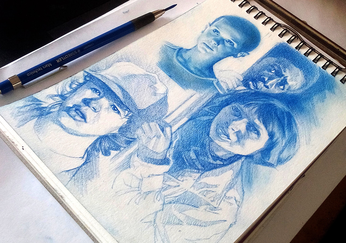 ArtStation - Stranger things sketch