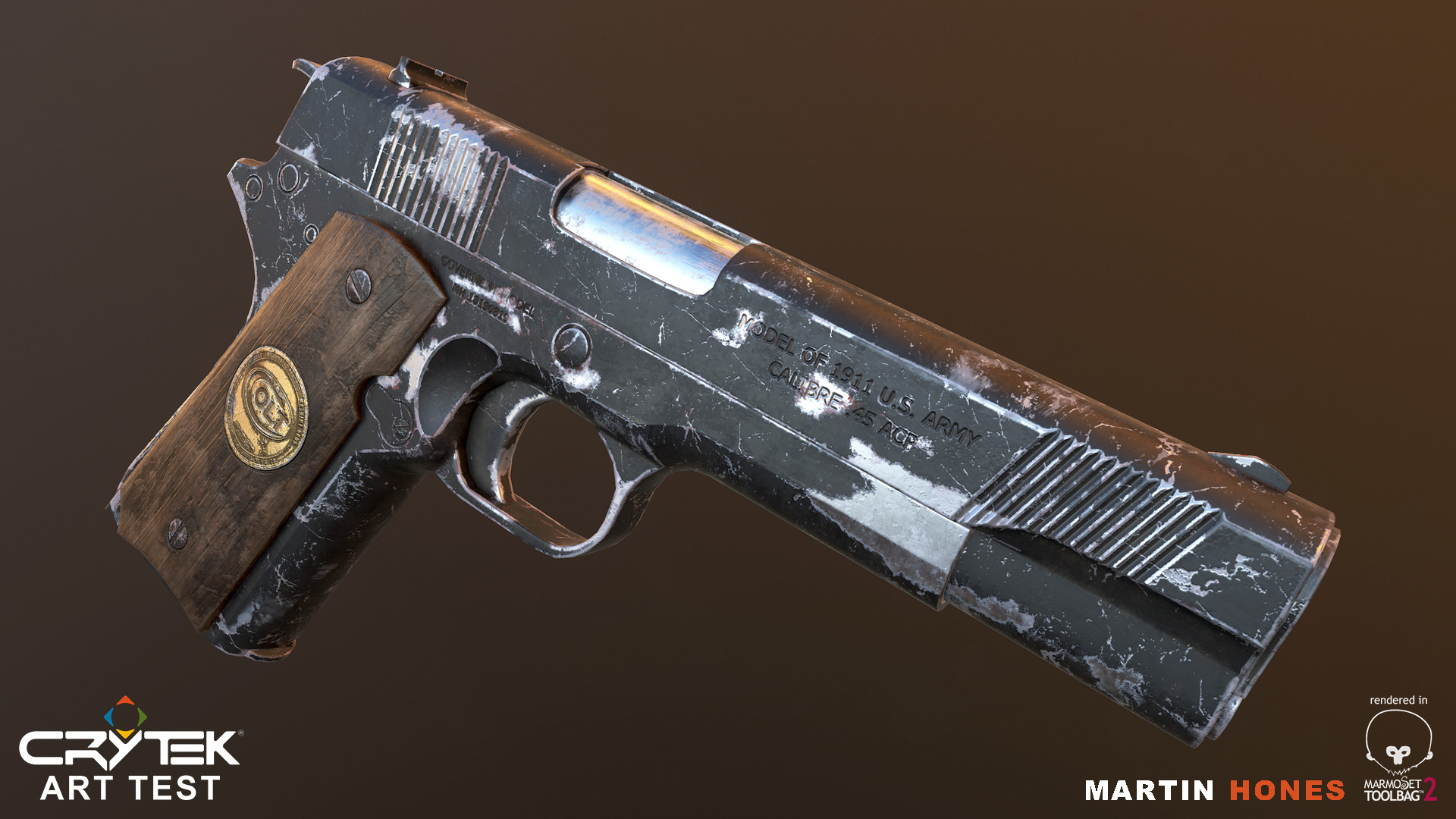 ArtStation - Crytek Art Test - Colt M1911 texture