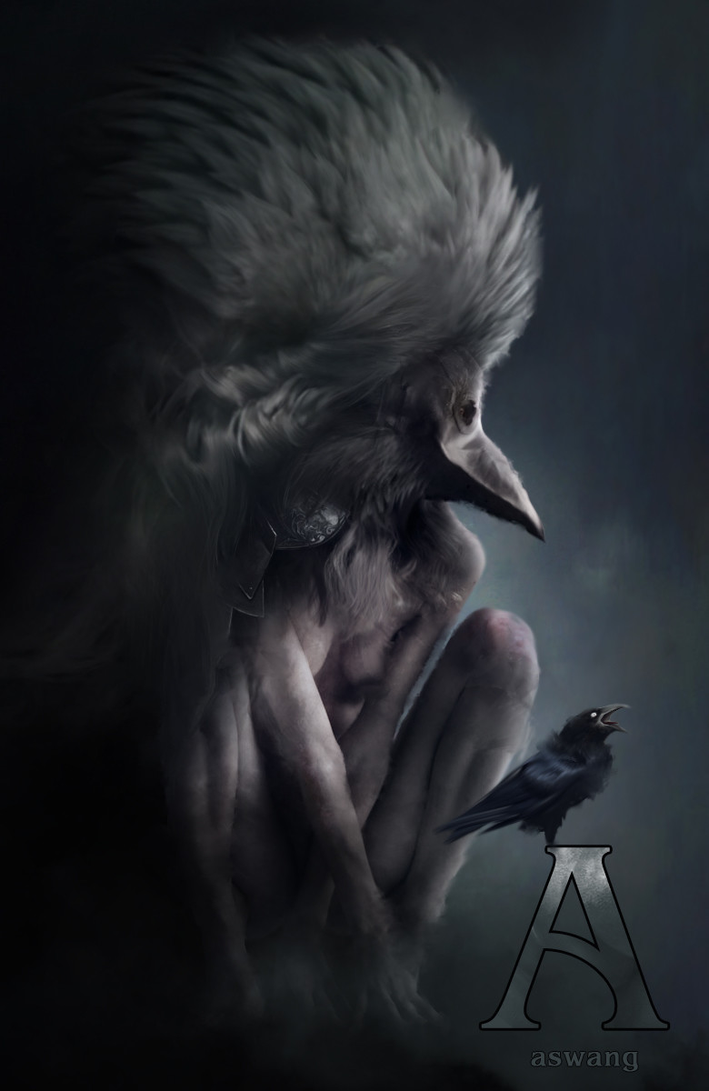 ArtStation - Alphabet. A - Aswang. H - Harpy.