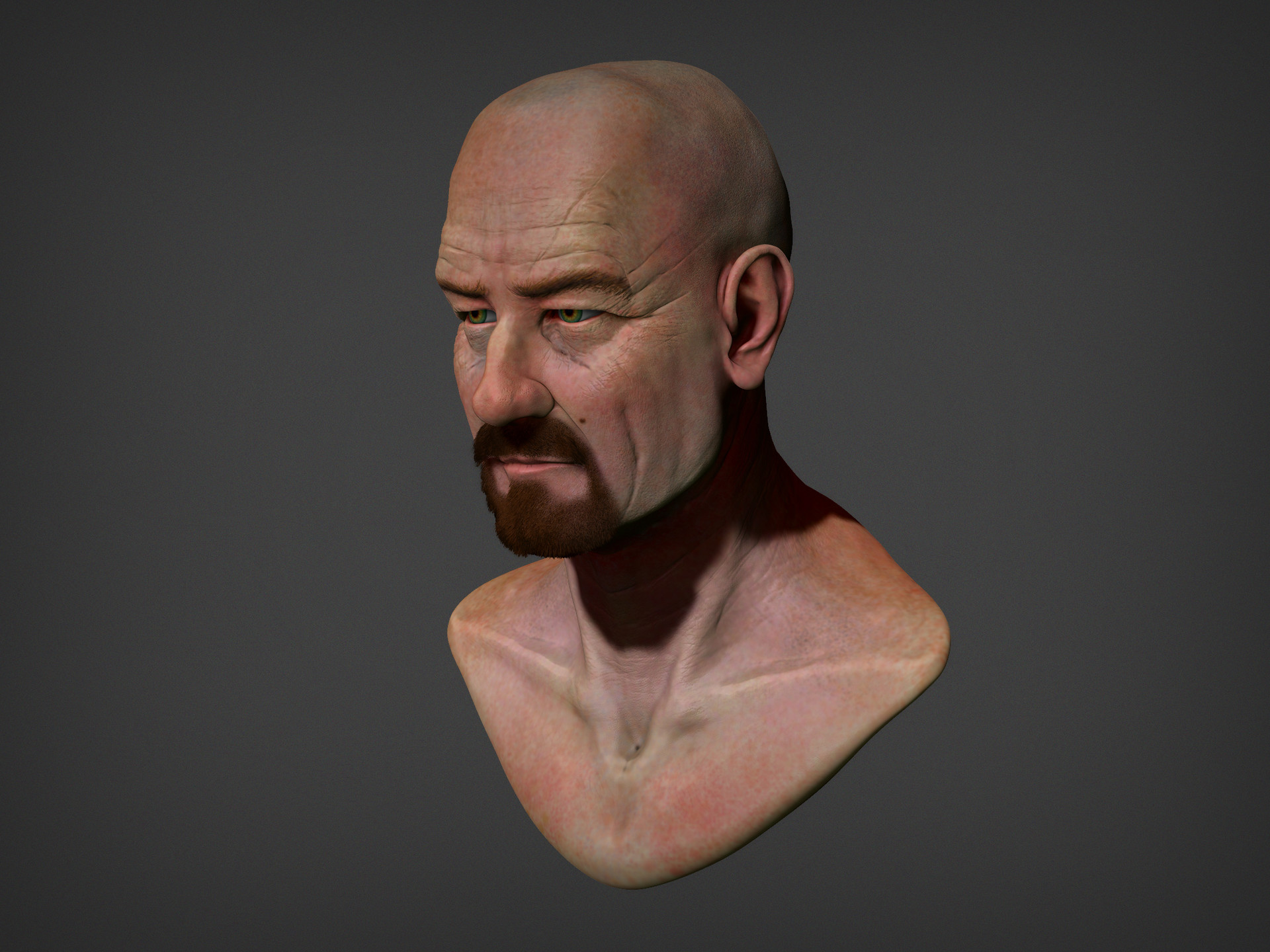 Dave Prentice - Walter White Digital Sculpture