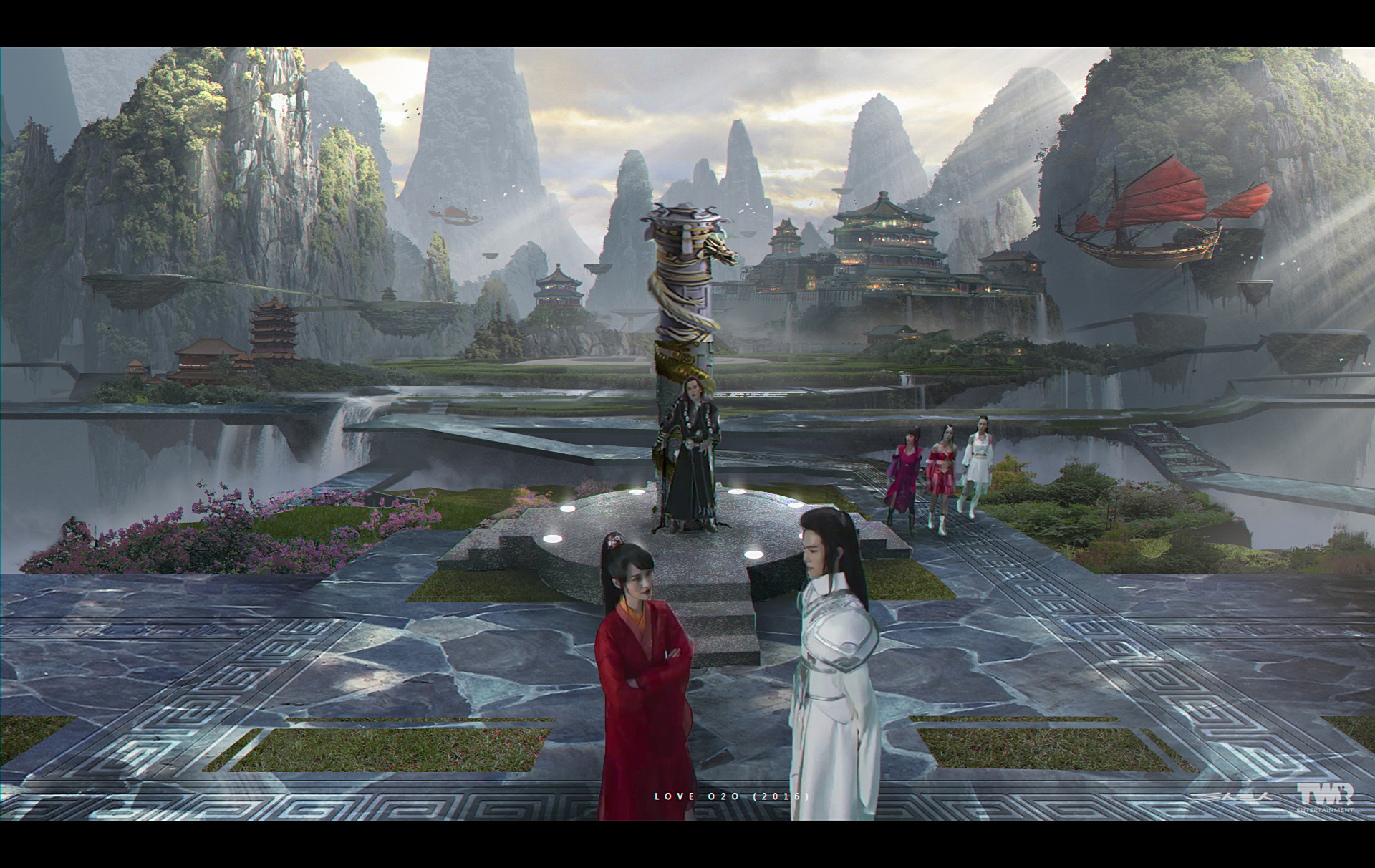 ArtStation - Love O2O scenery concept